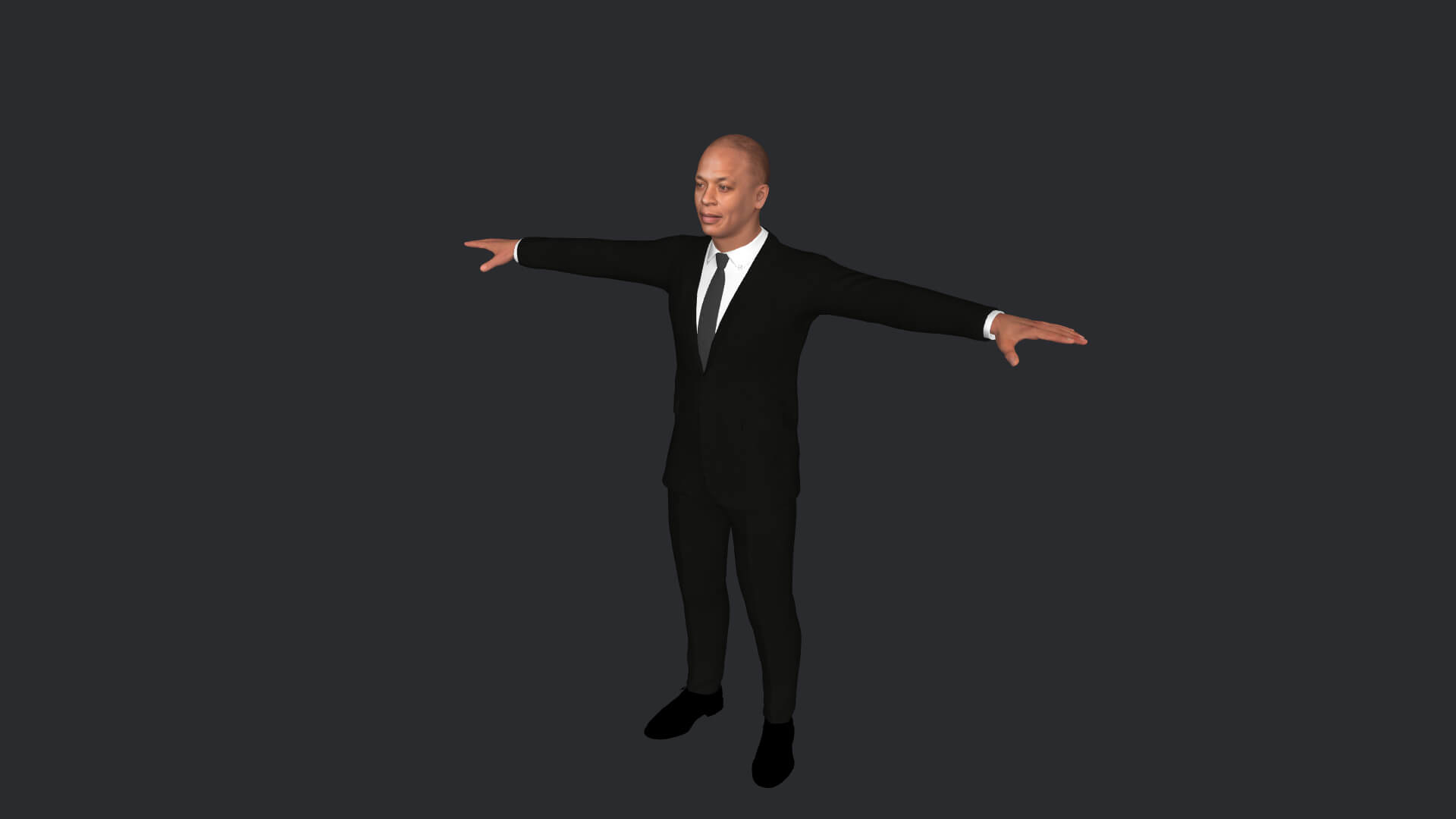 Dr Dre Realistic Full Body Fully Rigged Character - 3D Model by meta ...