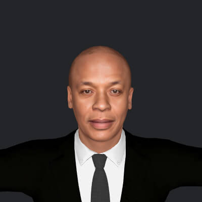 Dr Dre Realistic Full Body Fully Rigged Character - 3D Model by meta ...