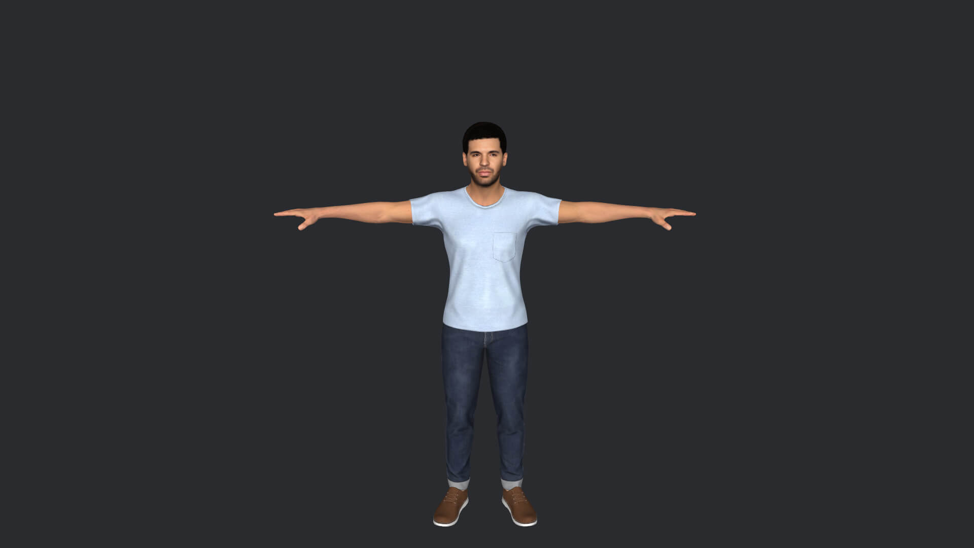 Drake Realistic Full Body Fully Rigged Character - 3D Model by meta avatars