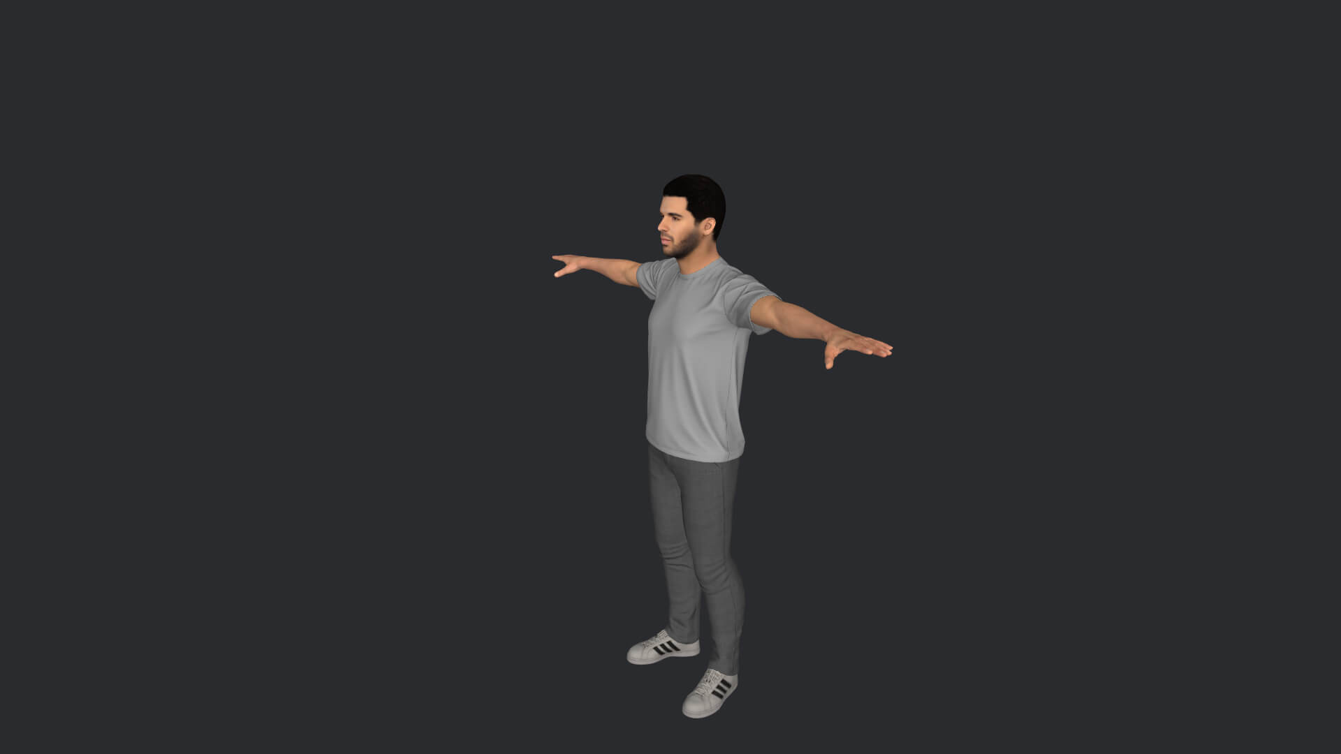 Drake Realistic Full Body Fully Rigged Character - 3D Model by meta avatars