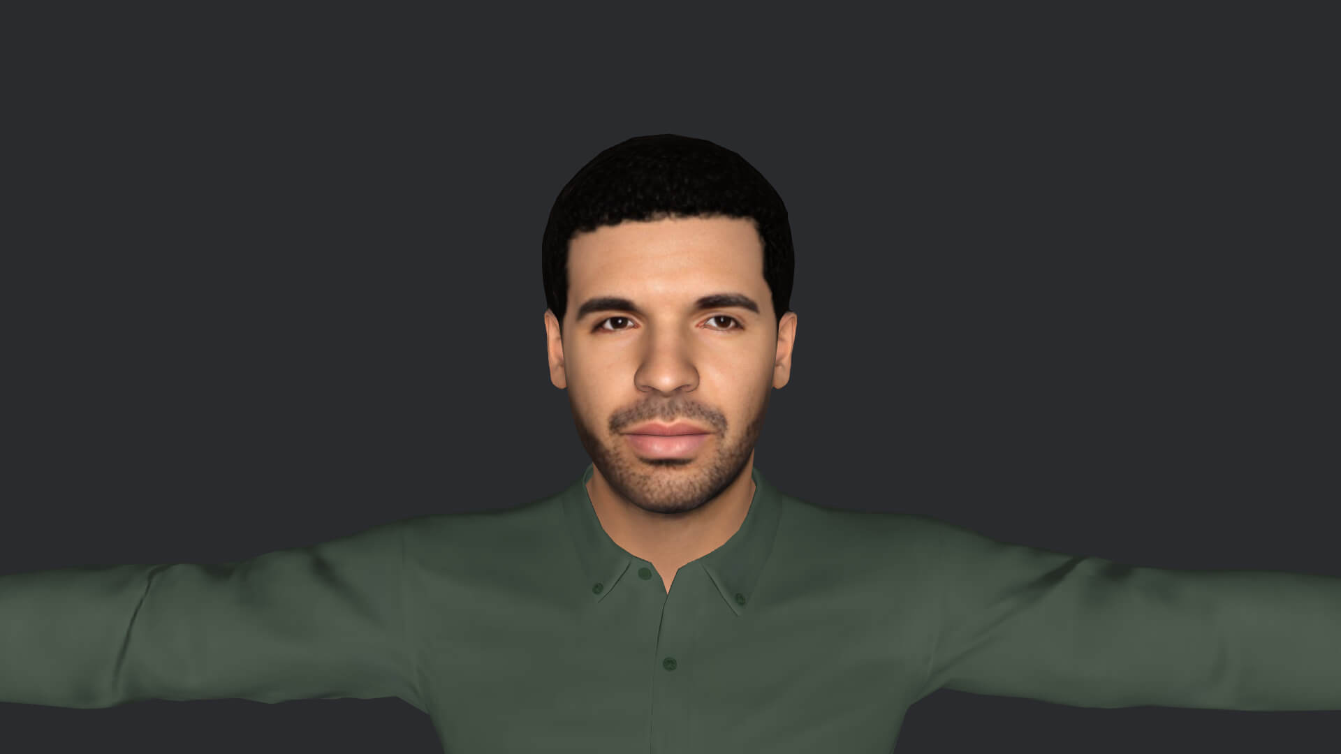 Drake Realistic Full Body Fully Rigged Character 3d Model By Meta Avatars