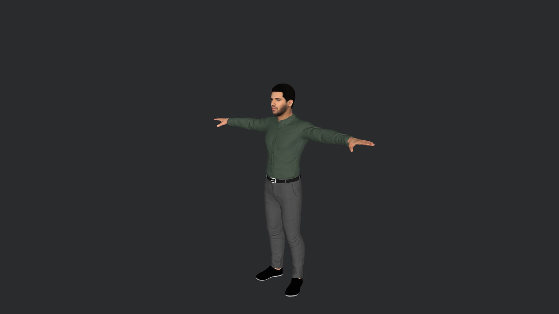 Drake Realistic Full Body Fully Rigged Character - 3D Model by meta avatars