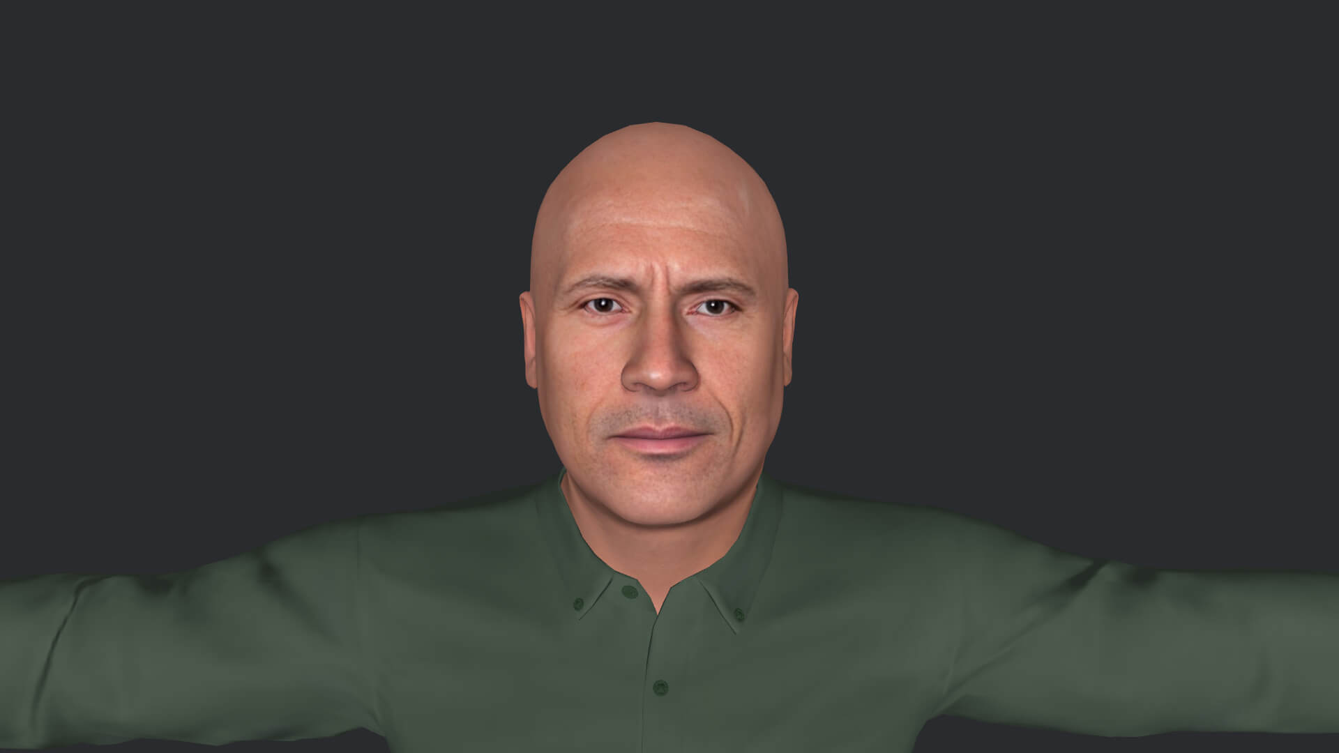 Dwayne John Character - 3D Model by meta avatars