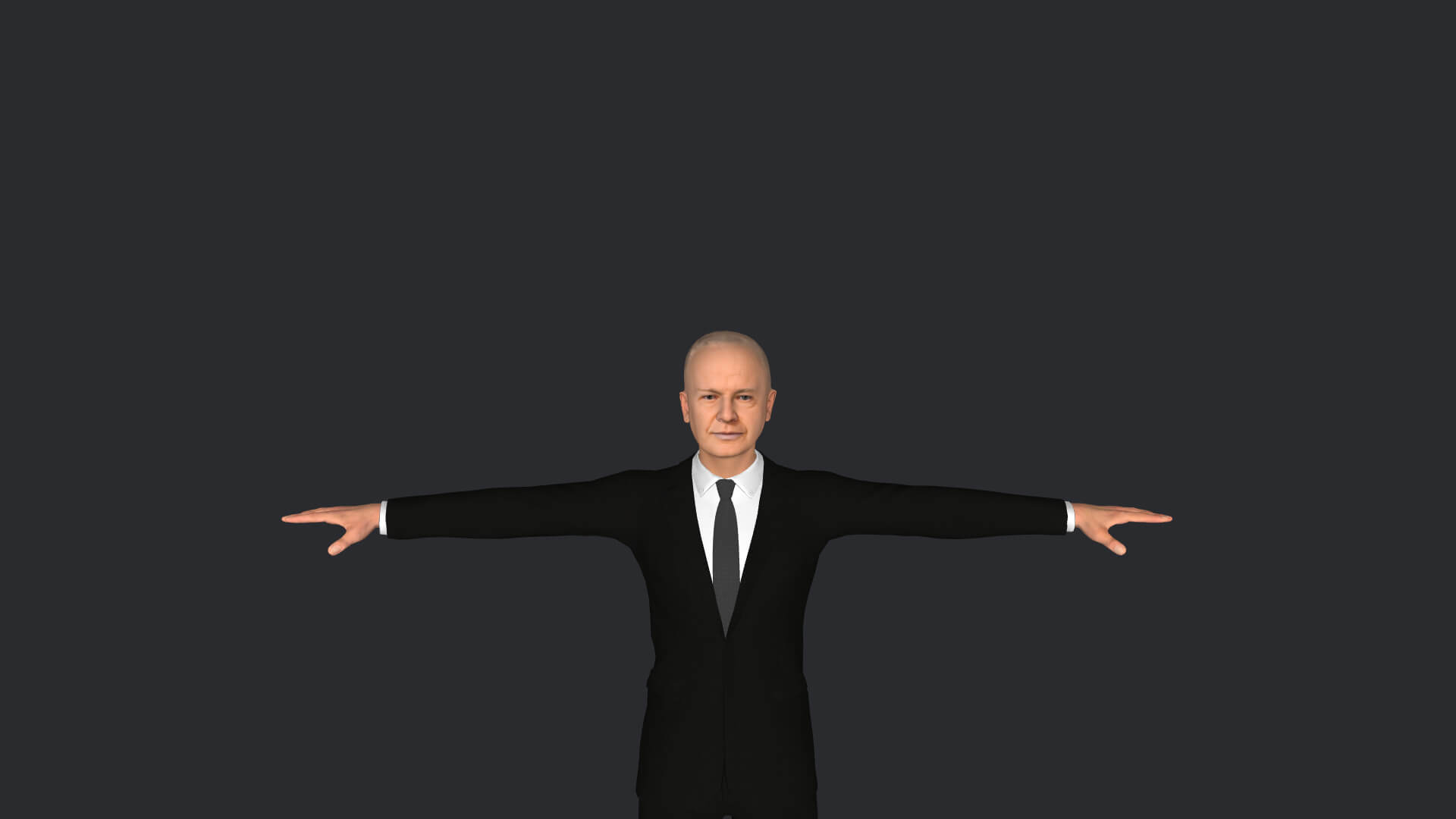 Dwight D Eisenhower Realistic Full Body Character - 3D Model by meta ...
