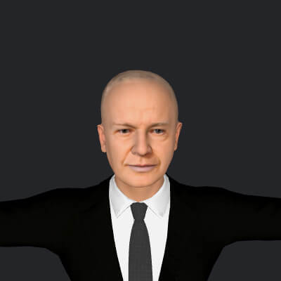 Dwight D Eisenhower Realistic Full Body Character - 3D Model by meta ...