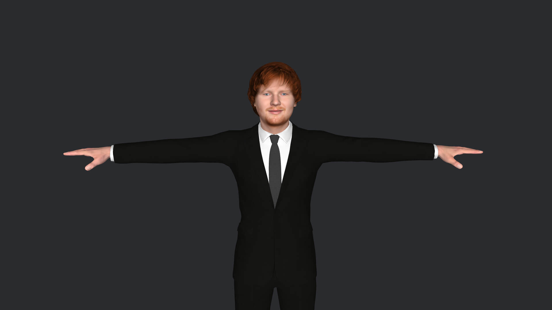 Ed Sheeran Realistic Full Body Fully Rigged Character - 3D Model by ...