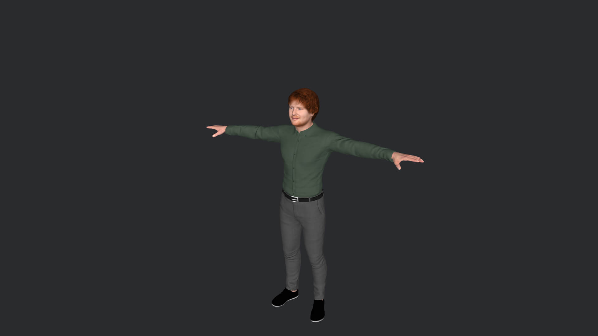 Ed Sheeran Realistic Full Body Fully Rigged Character - 3D Model by ...