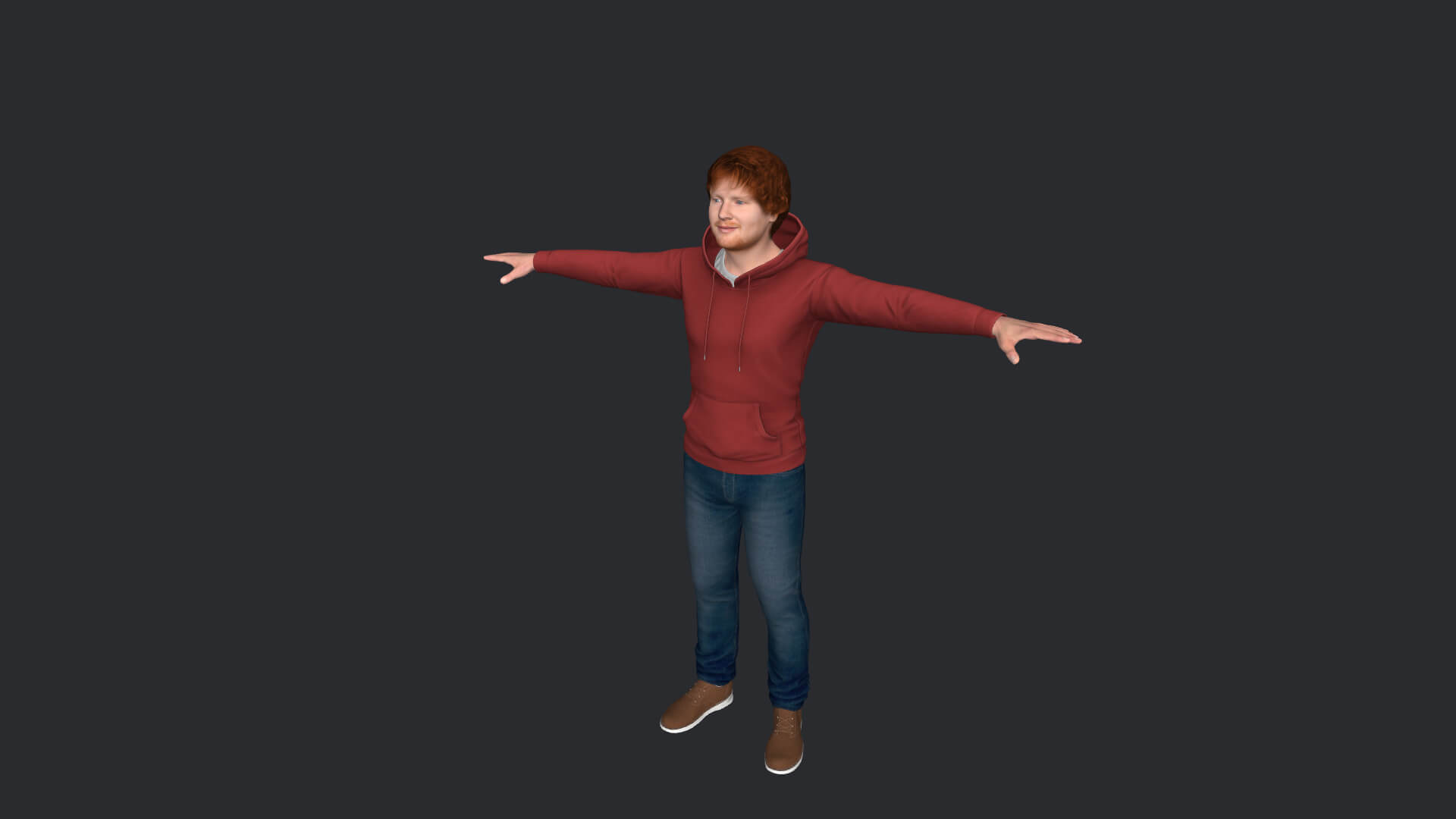 Ed Sheeran Realistic Full Body Fully Rigged Character - 3D Model by ...