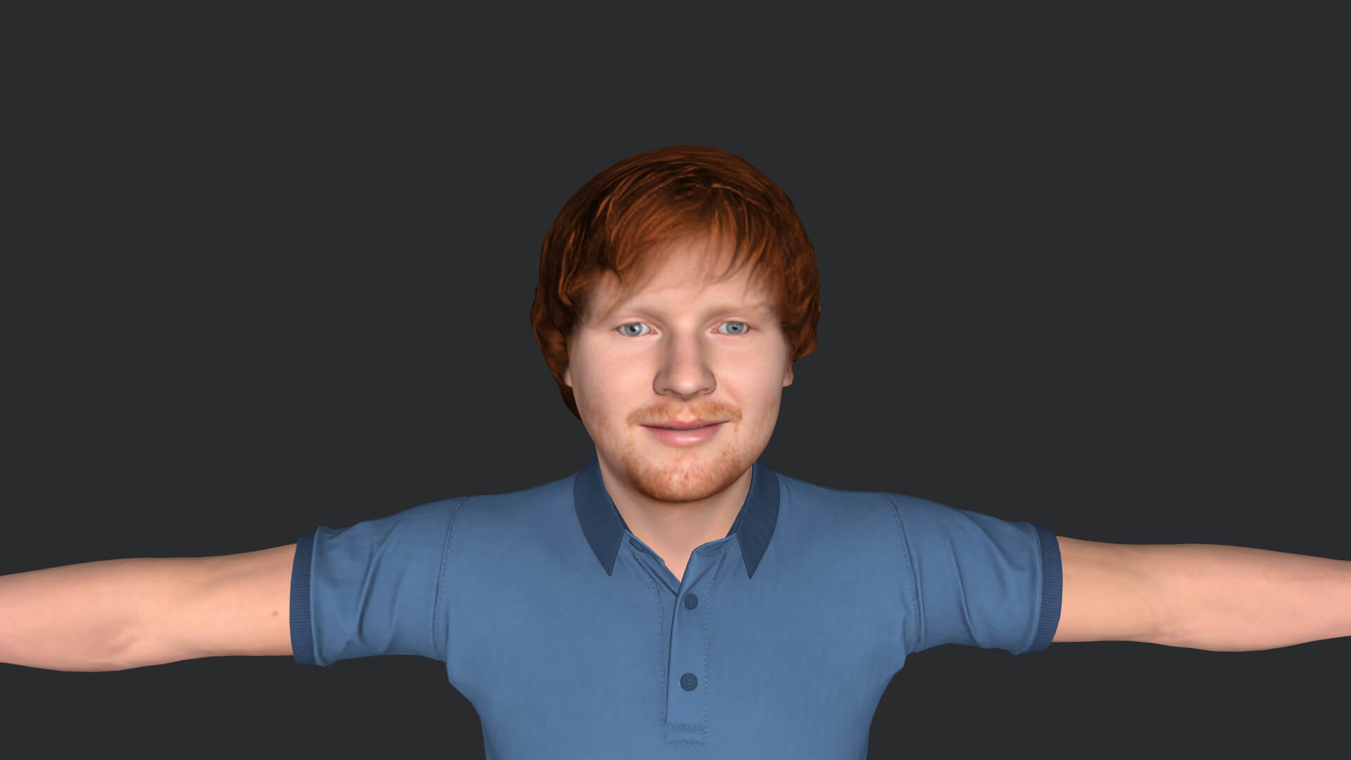 Ed Sheeran Realistic Full Body Fully Rigged Character - 3D Model by ...