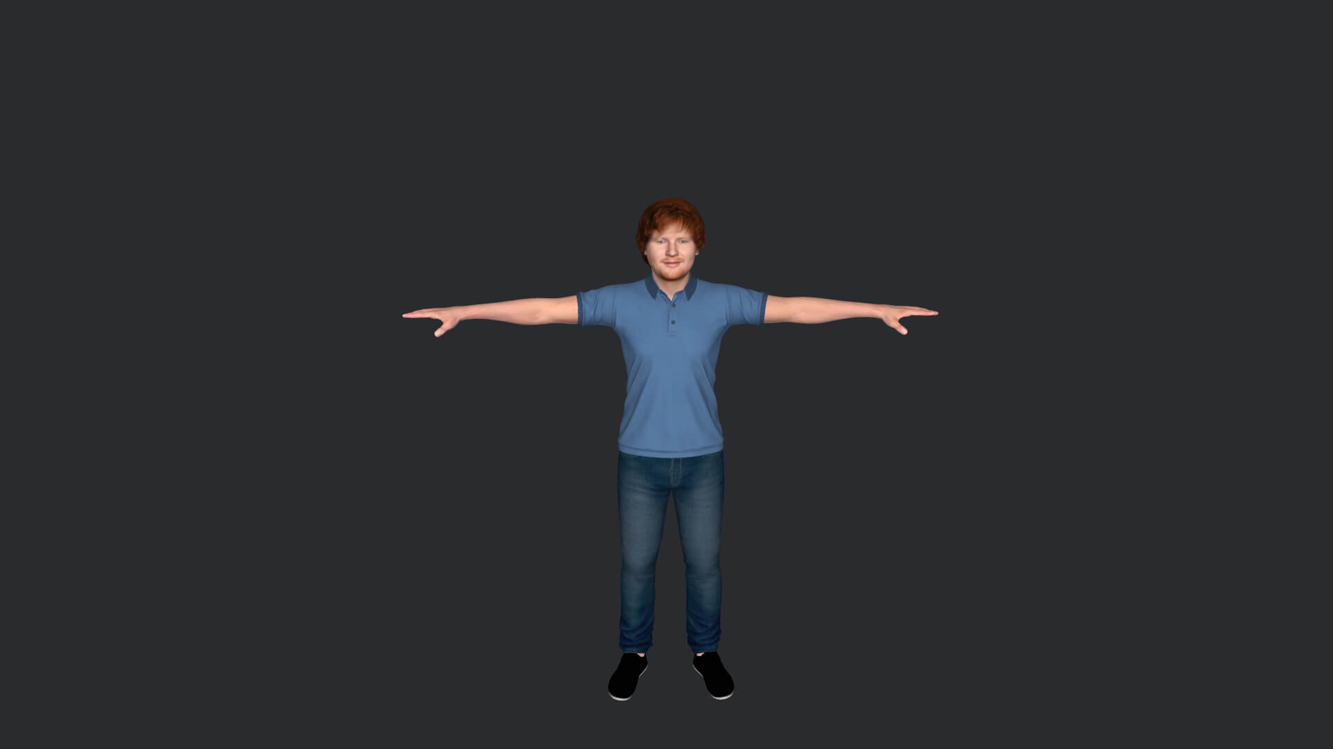 Ed Sheeran Realistic Full Body Fully Rigged Character - 3D Model by ...