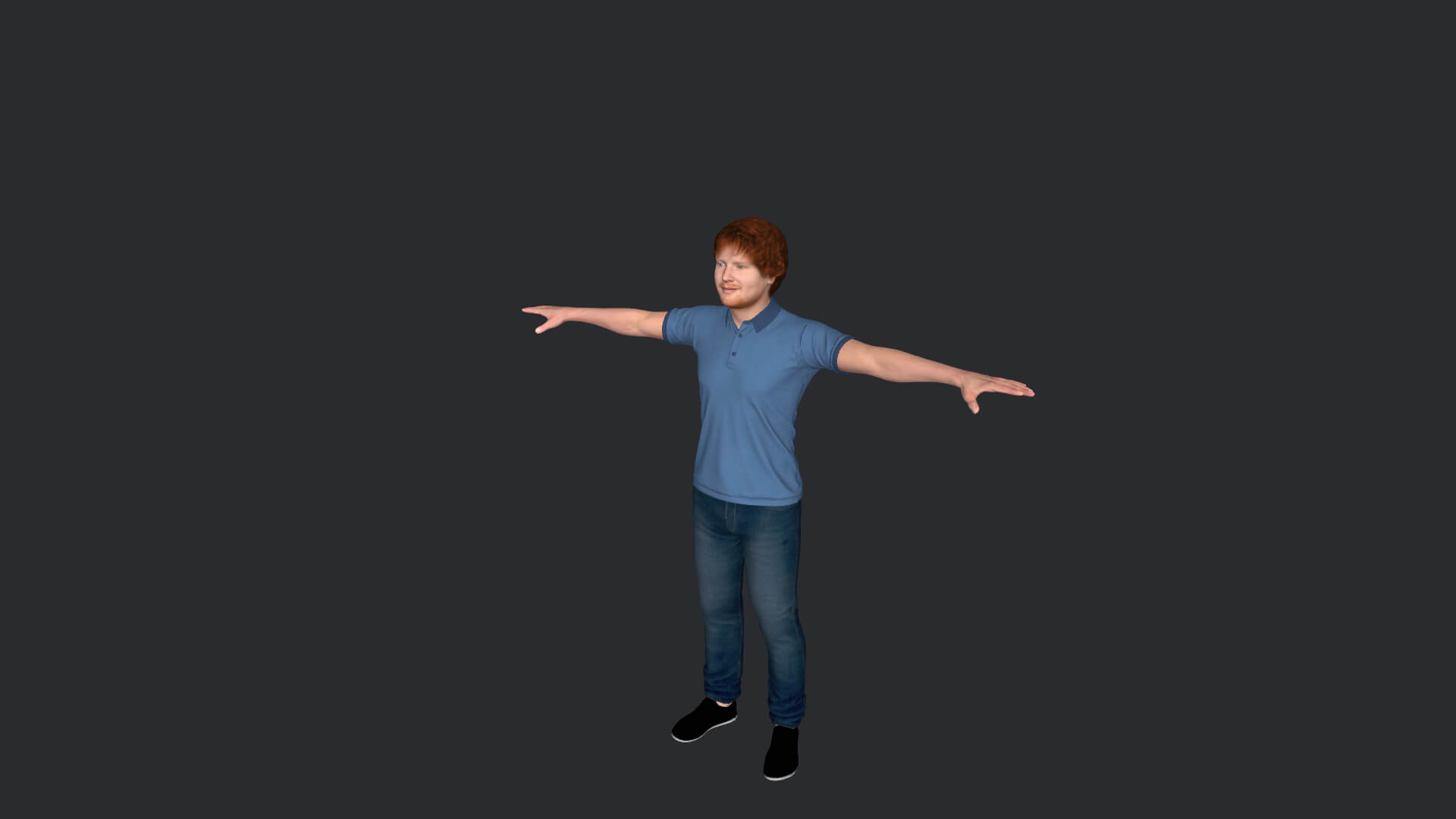 Ed Sheeran Realistic Full Body Fully Rigged Character - 3D Model by ...