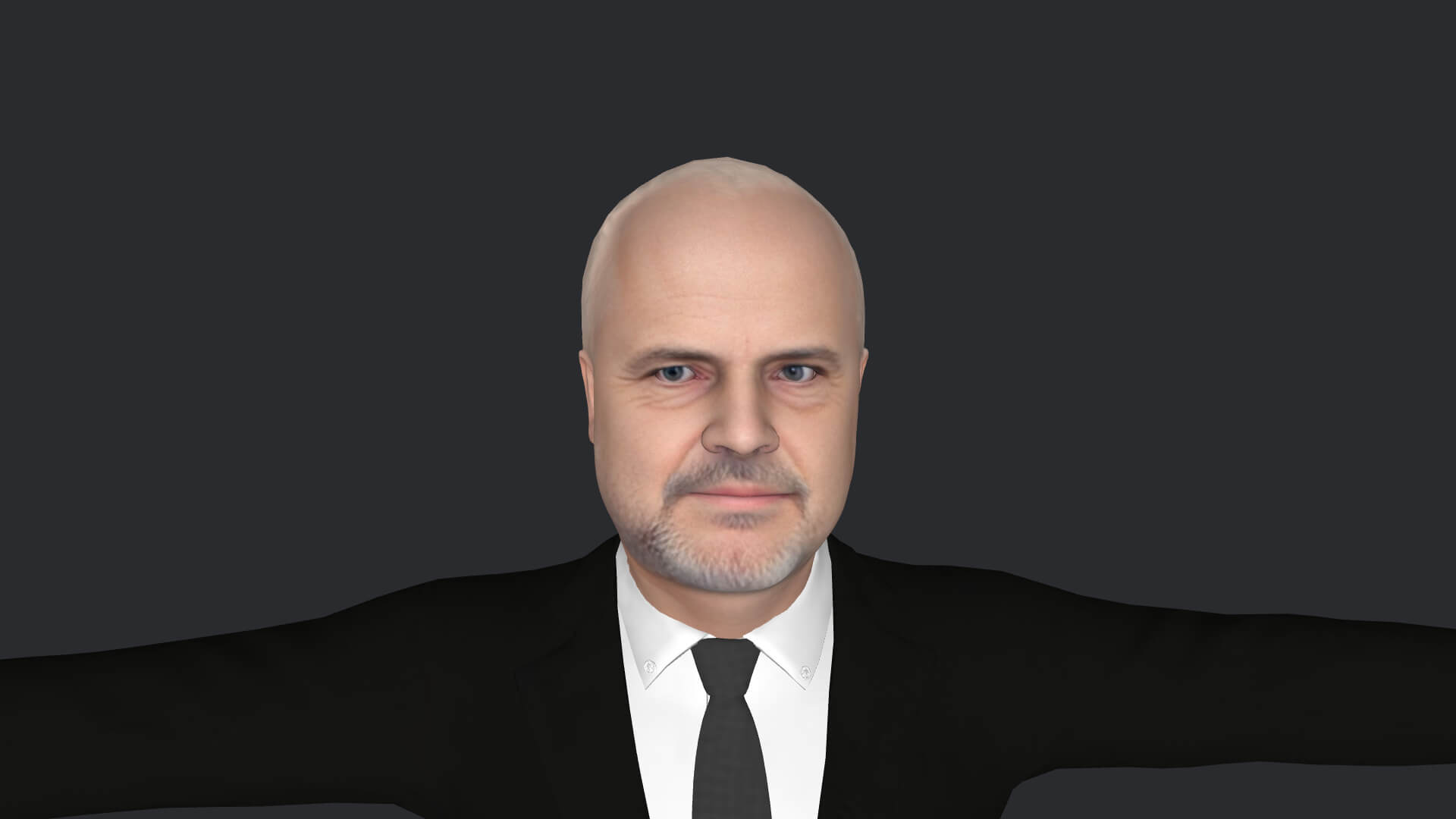 Edi Rama Realistic Full Body Fully Rigged Character - 3D Model by meta ...