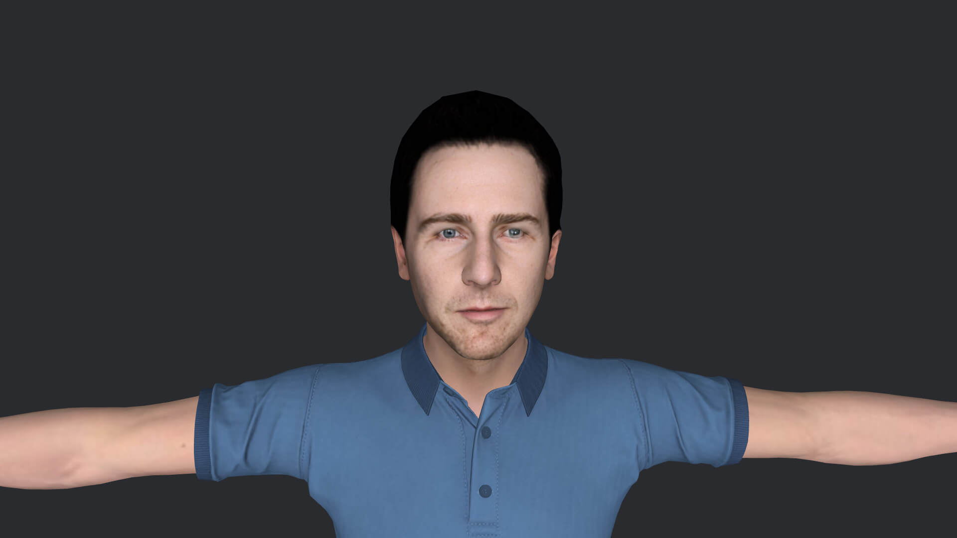 Edward Norton Realistic Full Body Fully Rigged Character - 3D Model by ...