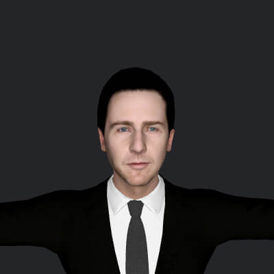 Edward Norton Realistic Full Body Fully Rigged Character - 3D Model by ...