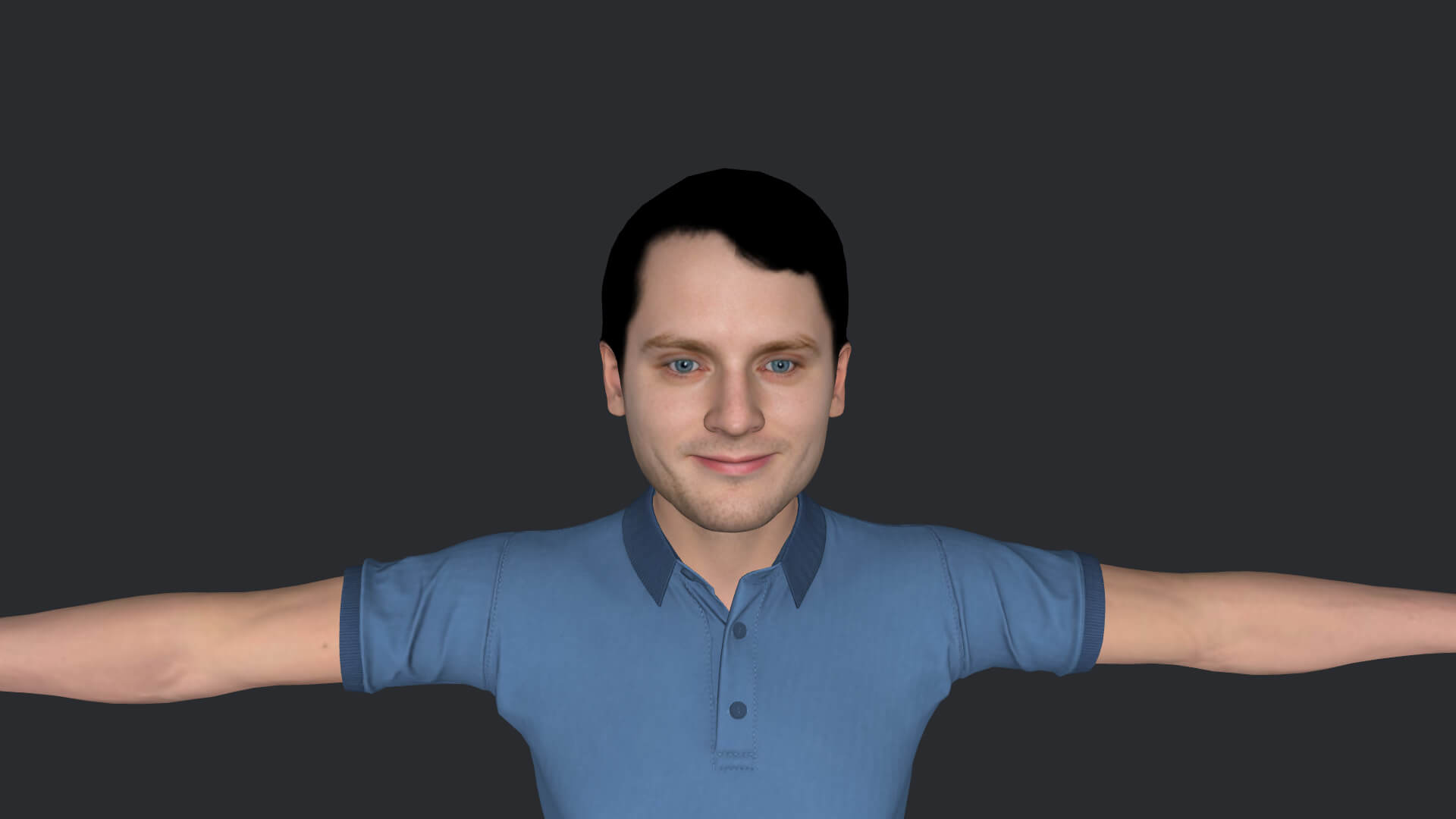 Elijah Wood Realistic Full Body Fully Rigged Character - 3D Model by ...