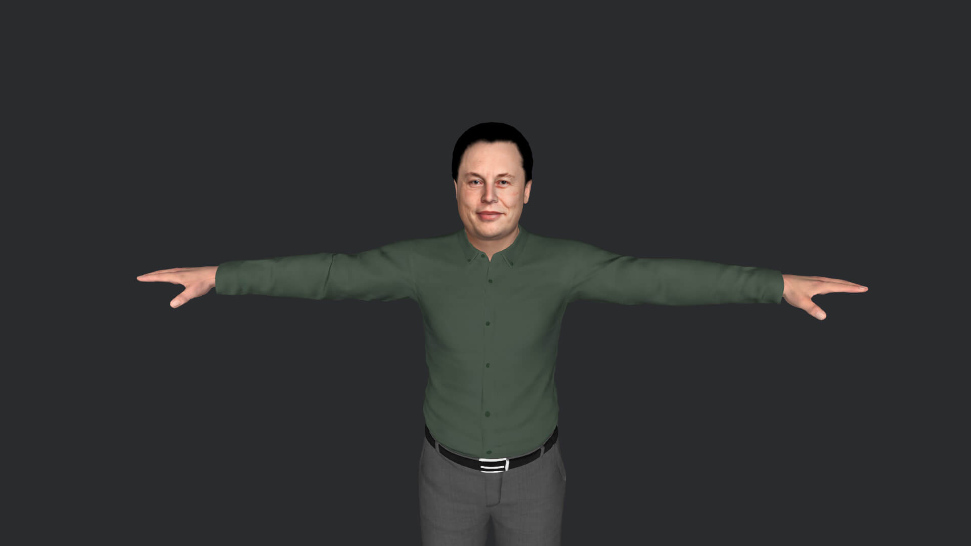 Elon Musk Hyper Realistic Full Body Fully Rigged Character - 3D Model ...