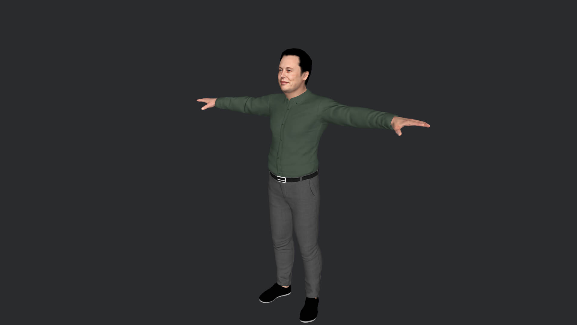 Elon Musk Hyper Realistic Full Body Fully Rigged Character - 3D Model ...