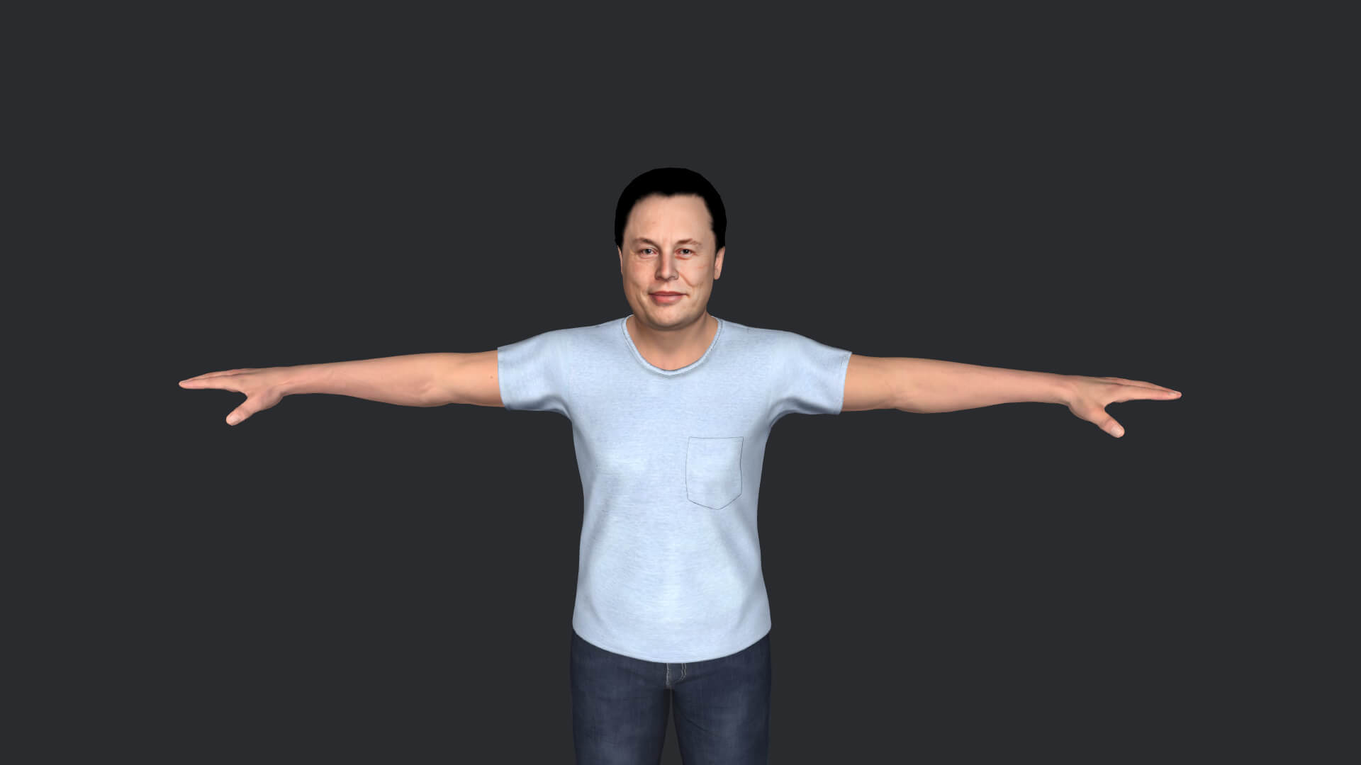 Elon Musk Hyper Realistic Full Body Fully Rigged Character - 3D Model ...