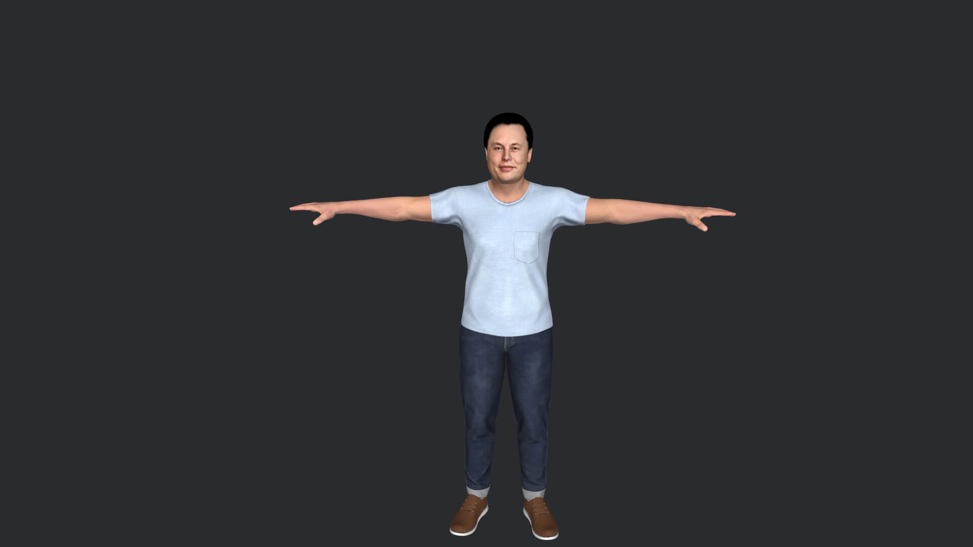Elon Musk Hyper Realistic Full Body Fully Rigged Character - 3D Model ...