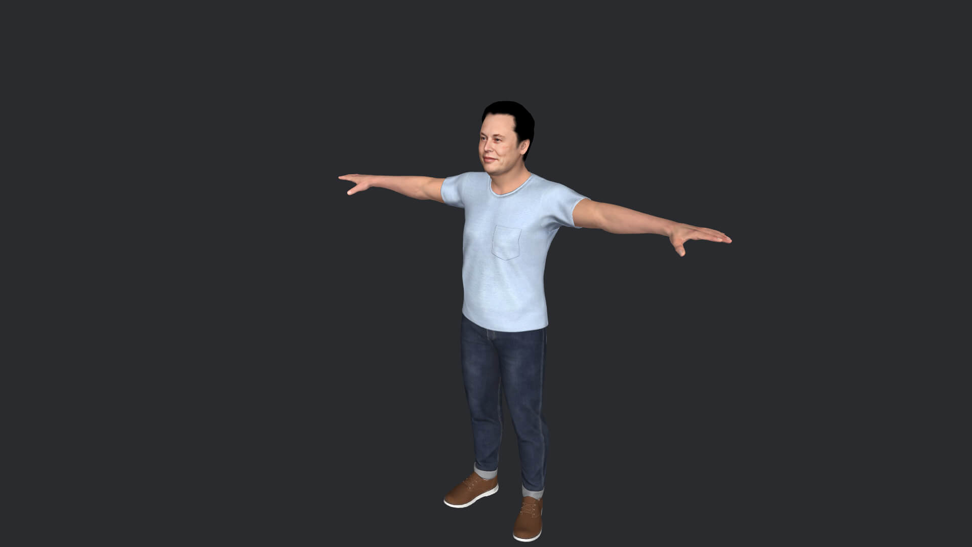 Elon Musk Hyper Realistic Full Body Fully Rigged Character - 3D Model ...