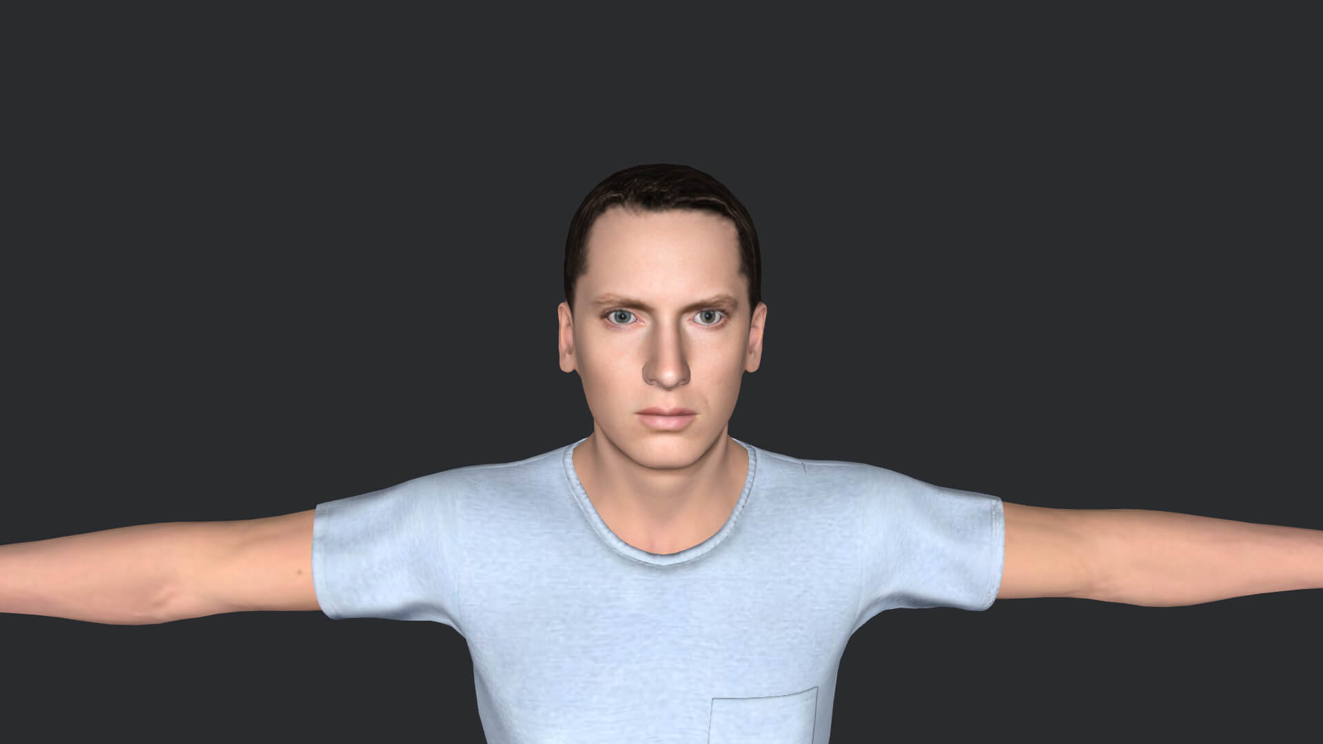 Eminem Realistic Full Body Fully Rigged Character - 3D Model by meta ...