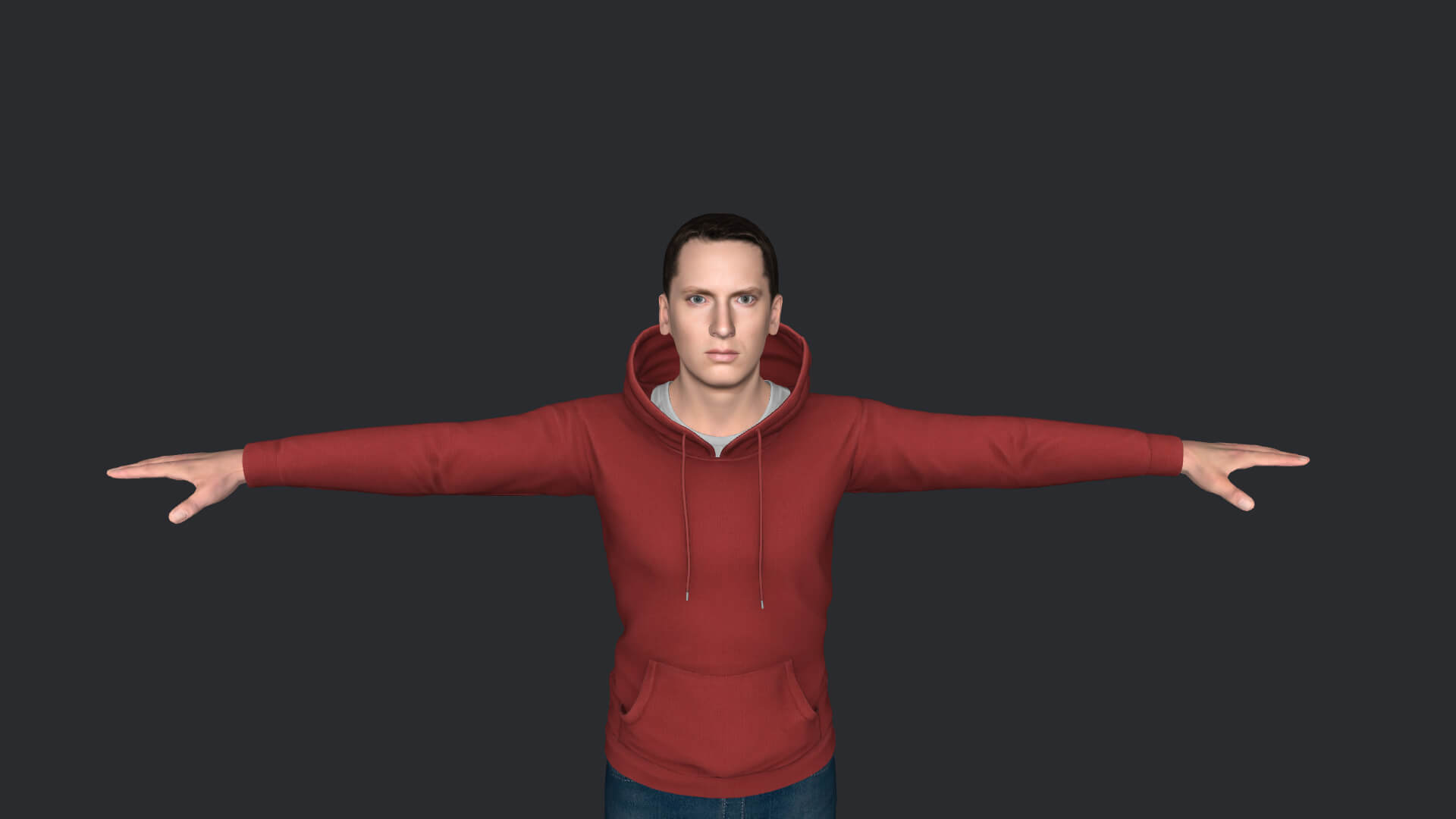 Eminem Realistic Full Body Fully Rigged Character - 3D Model by meta ...