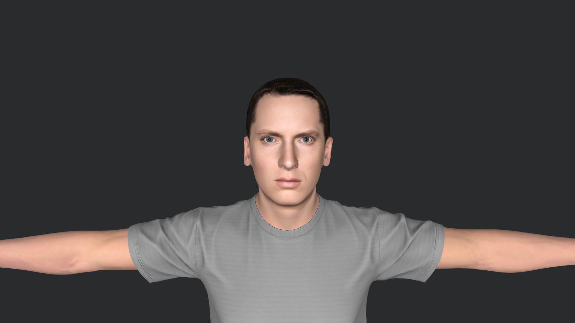 Eminem Realistic Full Body Fully Rigged Character - 3D Model by meta ...