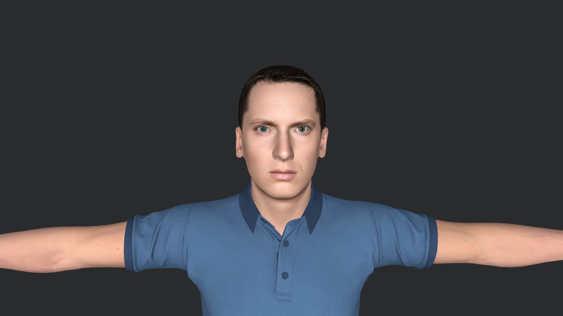 Eminem Realistic Full Body Fully Rigged Character - 3D Model by meta ...