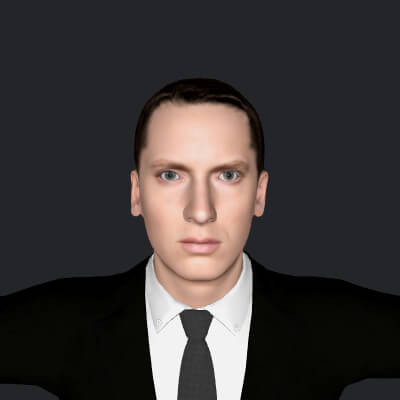 Eminem Realistic Full Body Fully Rigged Character - 3D Model by meta ...