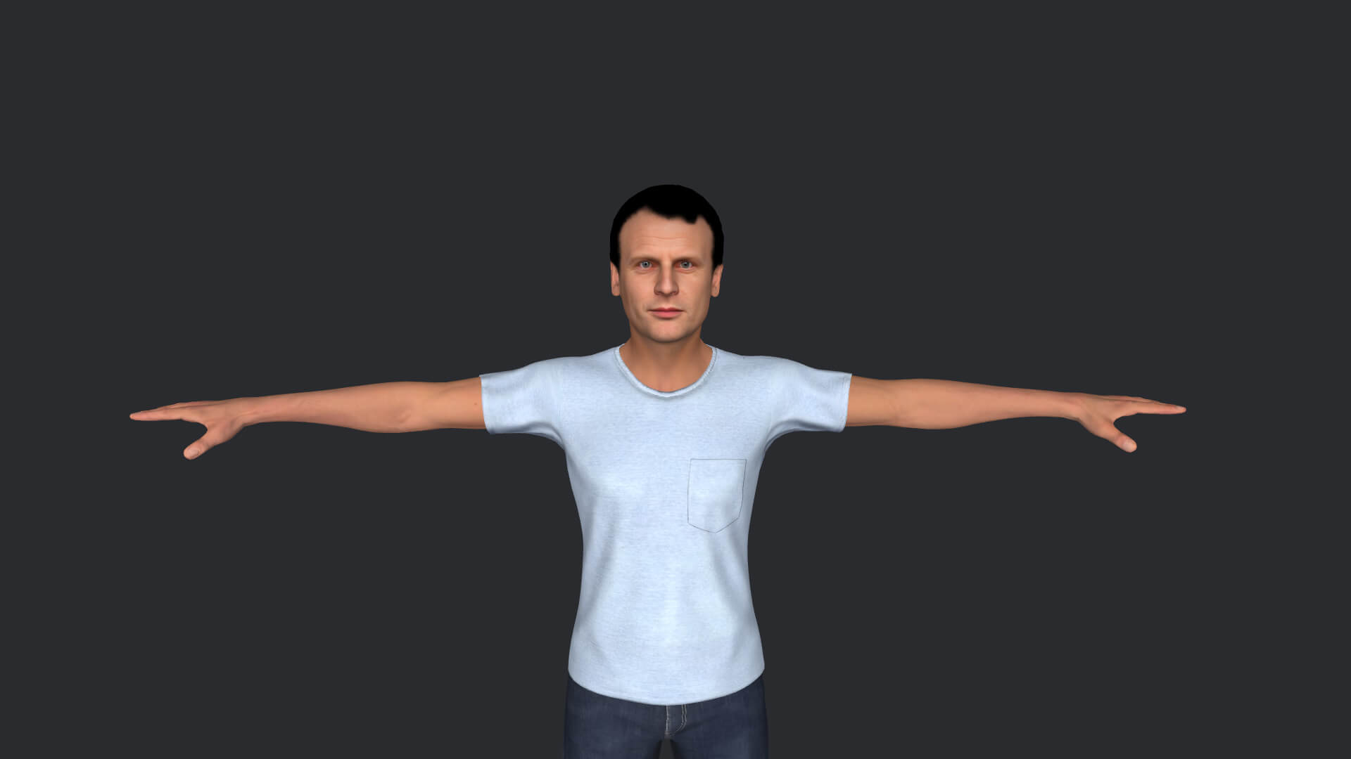 Emmanuel Macron Realistic Full Body Fully Rigged Character - 3D Model ...
