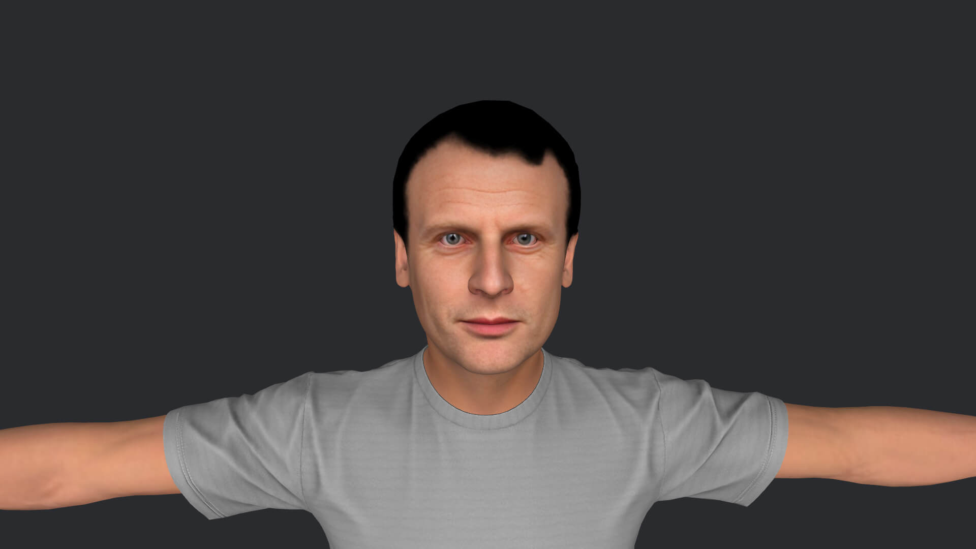 Emmanuel Macron Realistic Full Body Fully Rigged Character - 3D Model ...