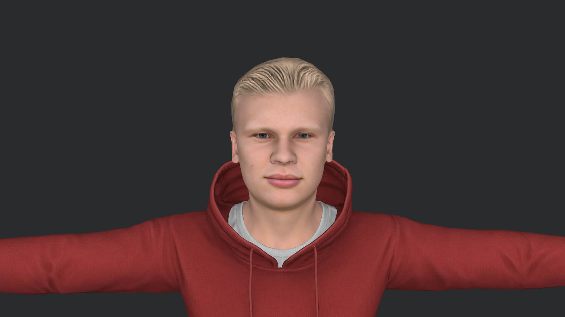 Erling Haaland Realistic Full Body Fully Rigged Character - 3D Model by ...