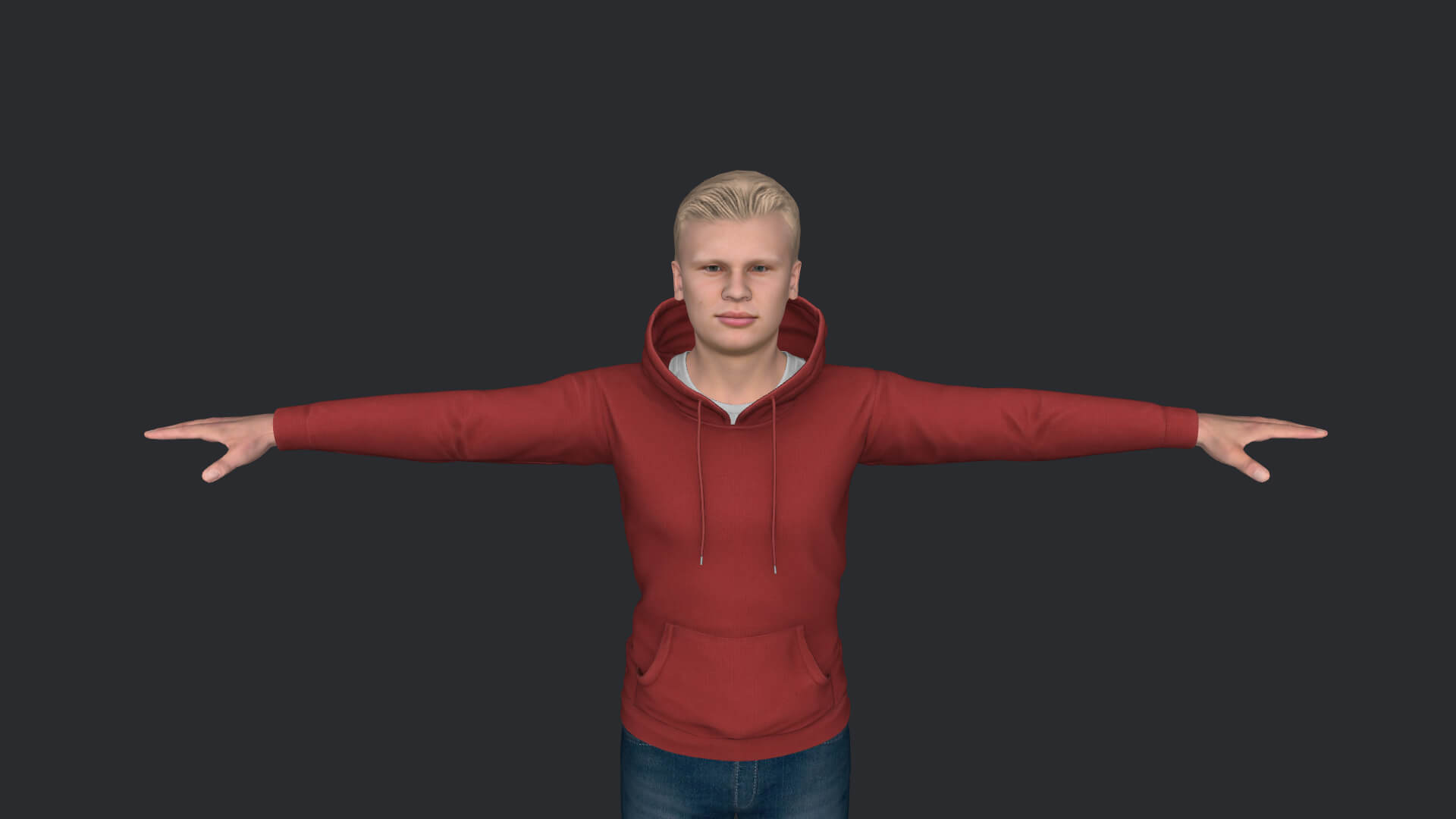 Erling Haaland Realistic Full Body Fully Rigged Character - 3D Model by ...