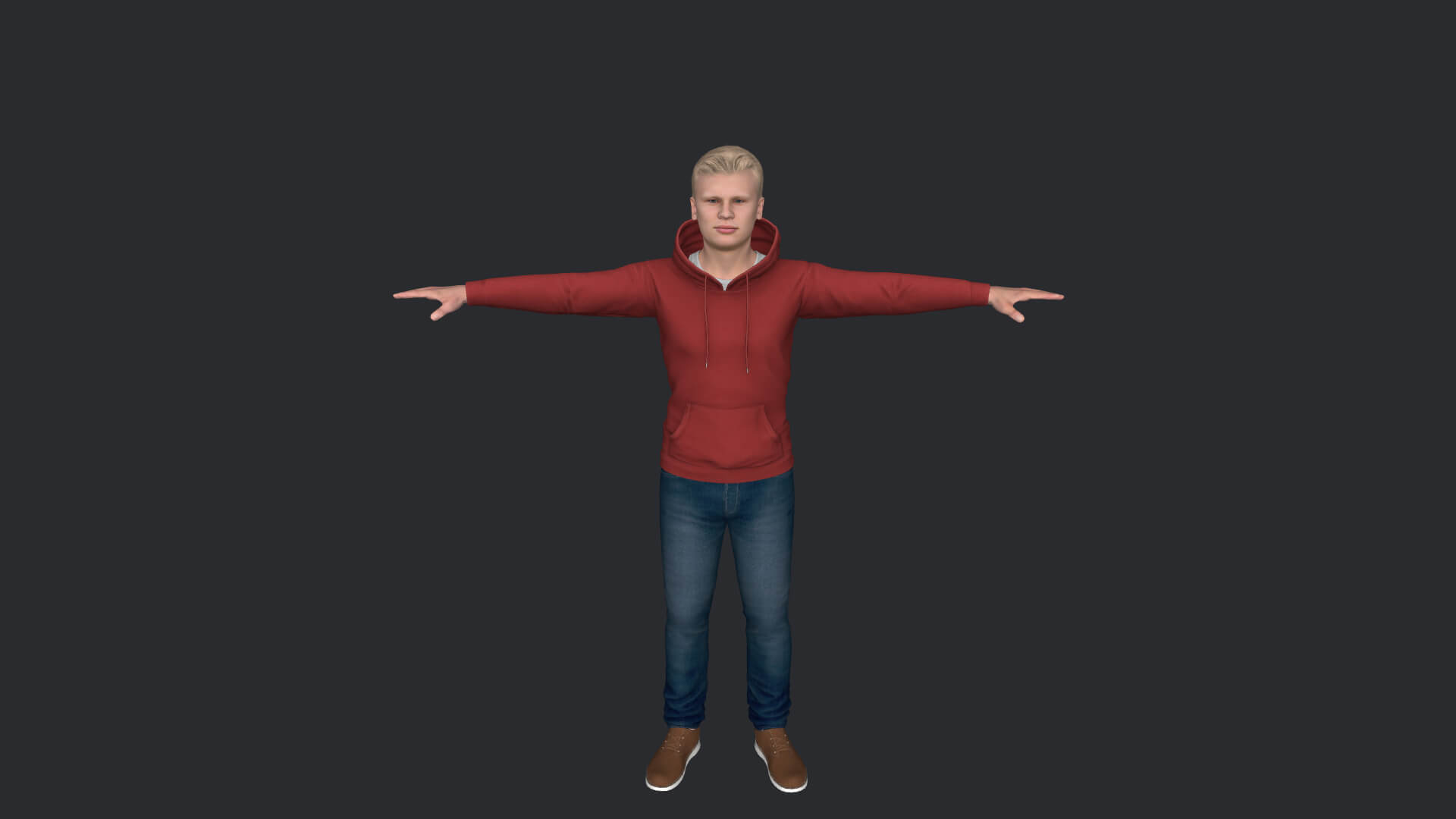 Erling Haaland Realistic Full Body Fully Rigged Character - 3D Model by ...