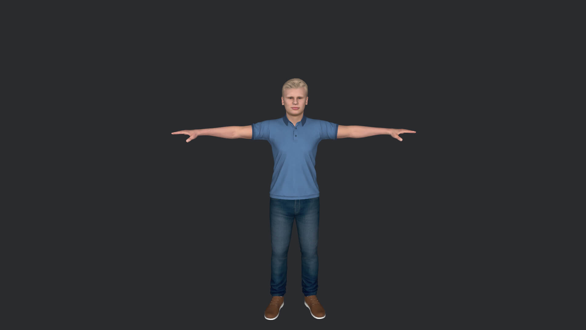 Erling Haaland Realistic Full Body Fully Rigged Character - 3D Model by ...