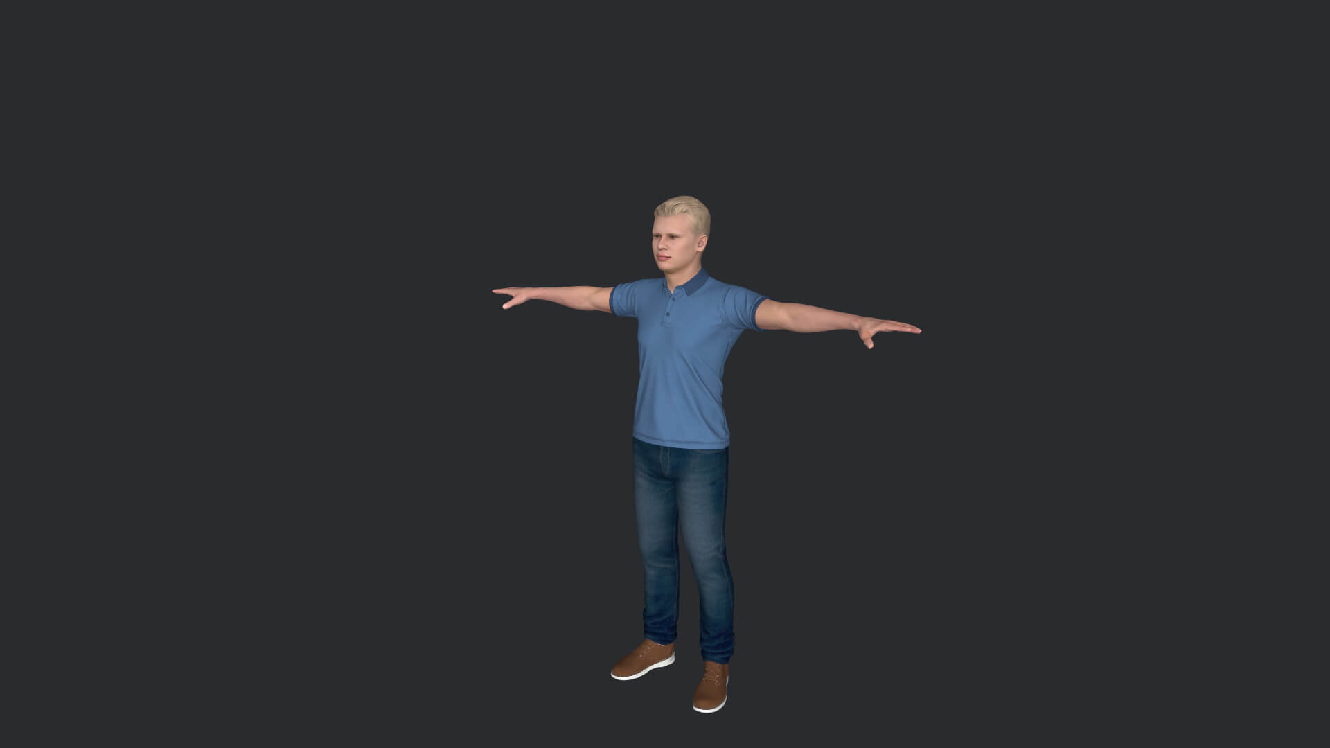 Erling Haaland Realistic Full Body Fully Rigged Character - 3D Model by ...