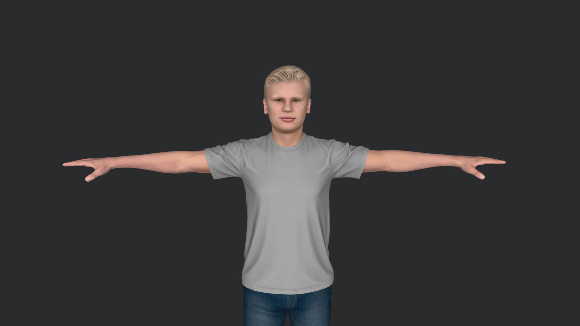 Erling Haaland Realistic Full Body Fully Rigged Character - 3D Model by ...