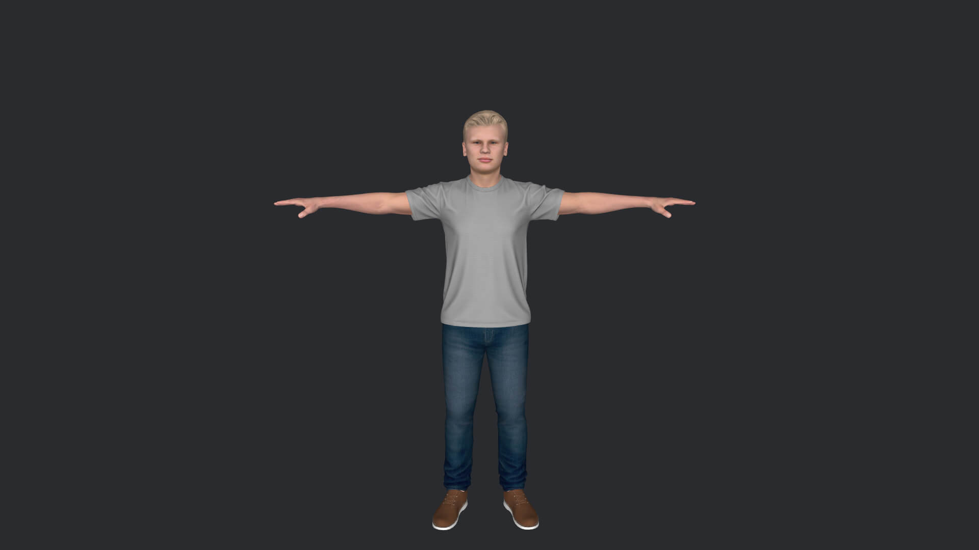 Erling Haaland Realistic Full Body Fully Rigged Character - 3D Model by ...