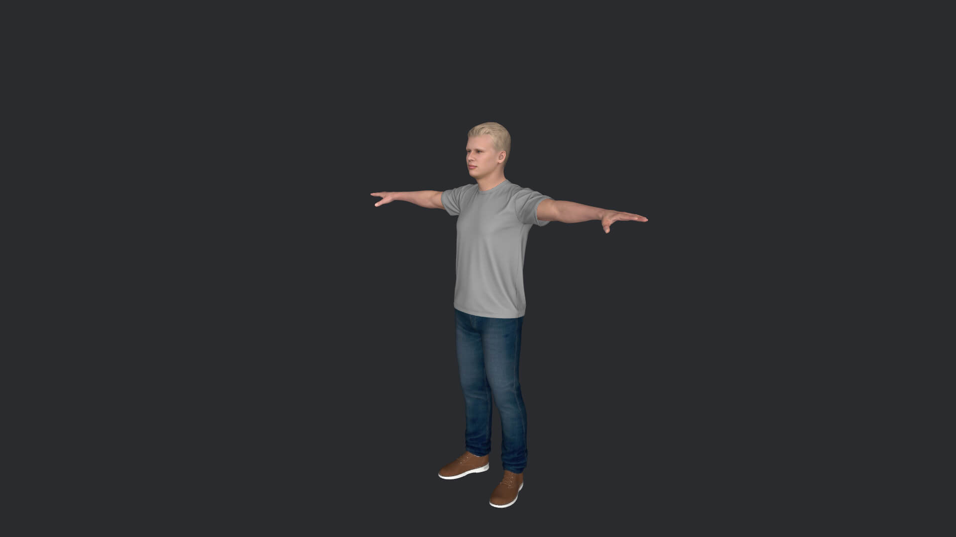 Erling Haaland Realistic Full Body Fully Rigged Character - 3D Model by ...