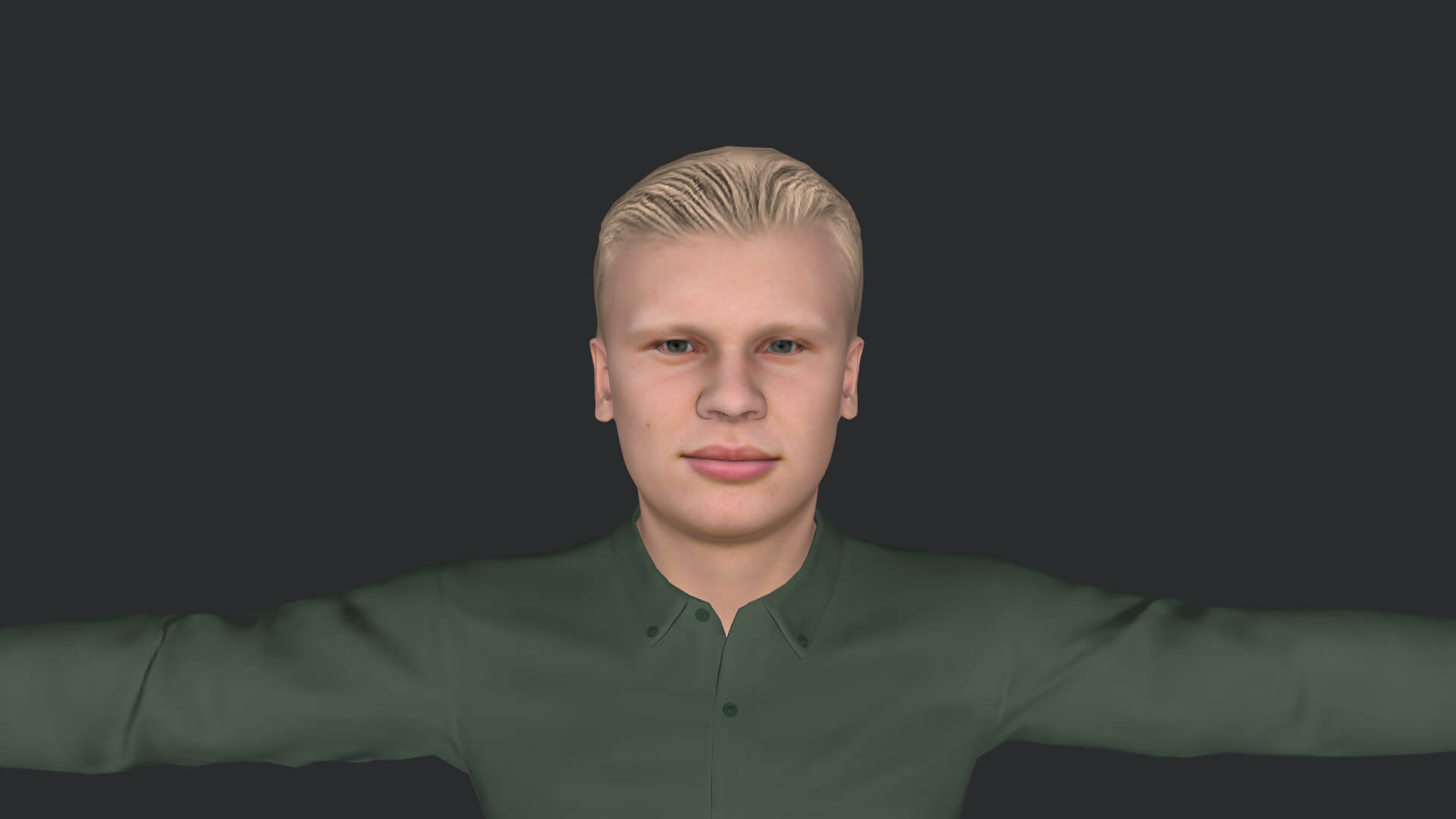 Erling Haaland Realistic Full Body Fully Rigged Character - 3D Model by ...