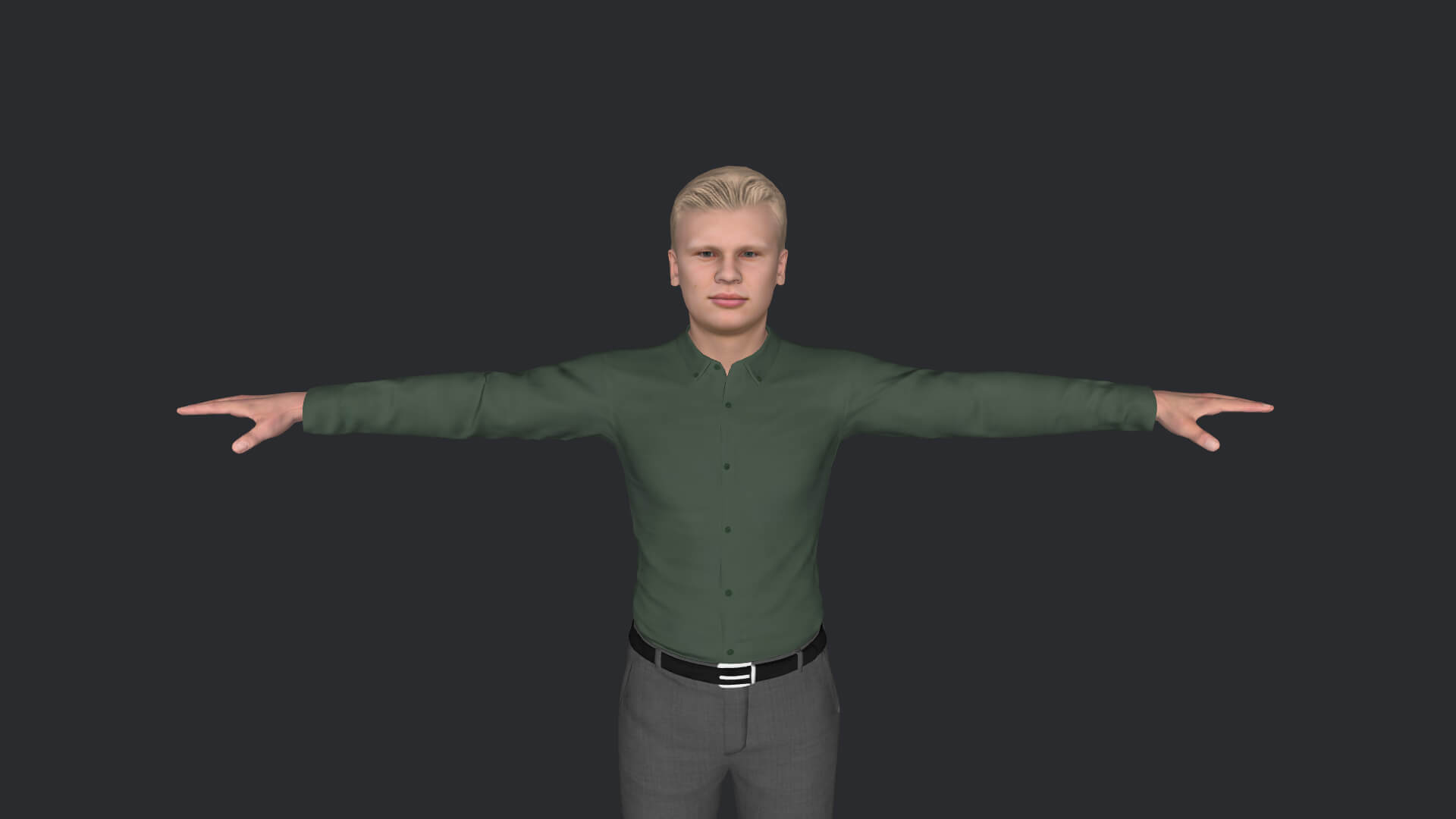 Erling Haaland Realistic Full Body Fully Rigged Character - 3D Model by ...