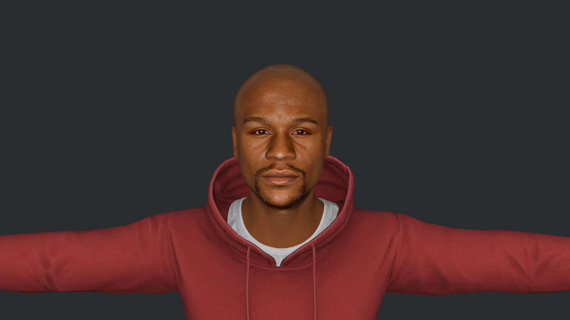 Floyd Mayweather Realistic Full Body Fully Rigged Character - 3D Model by meta avatars