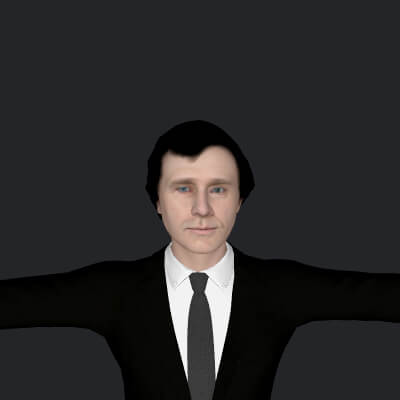 Franklin Pierce Realistic Full Body Fully Rigged Character - 3D Model ...