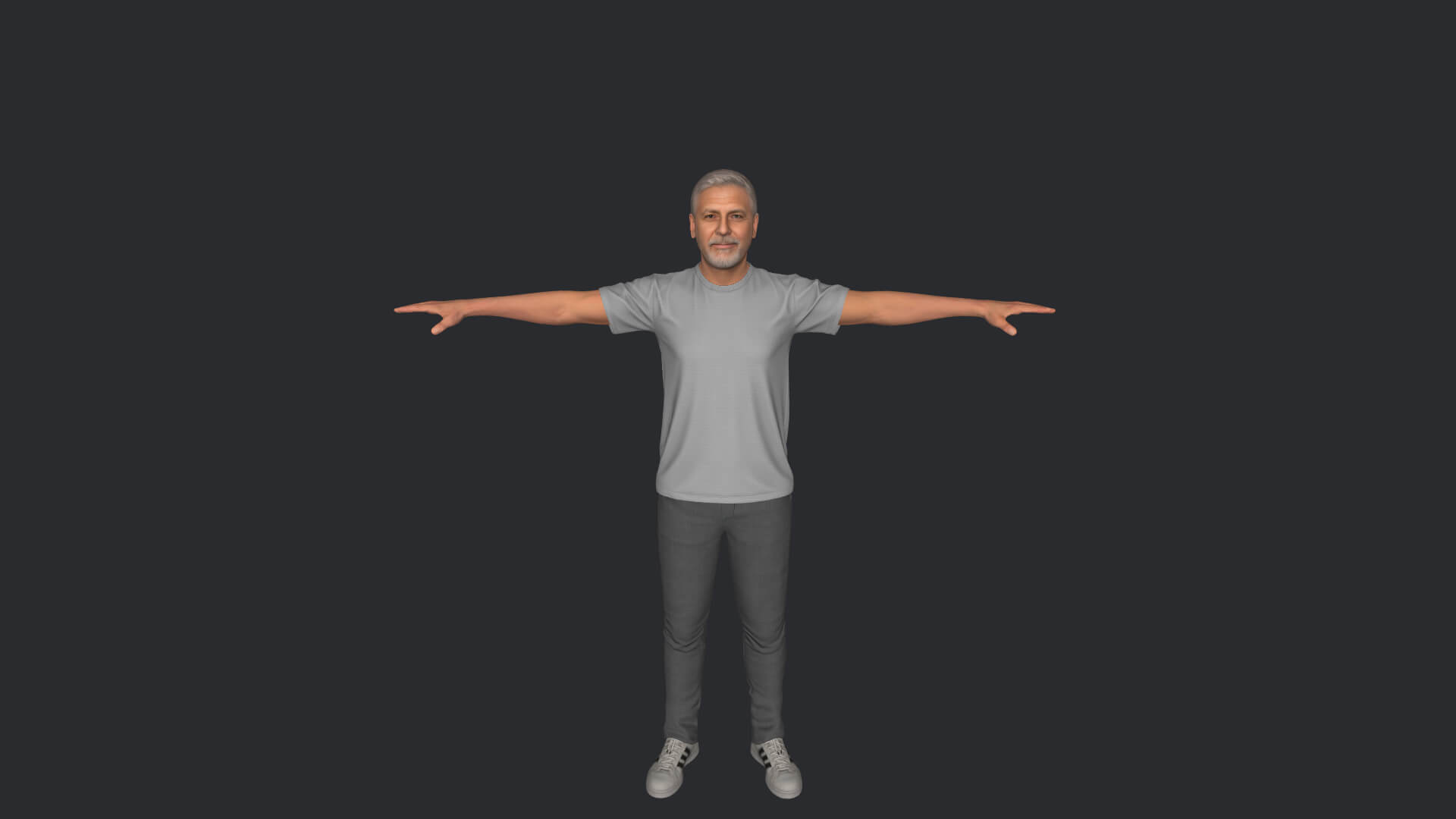 George Clooney Realistic Full Body Fully Rigged Character - 3D Model by ...