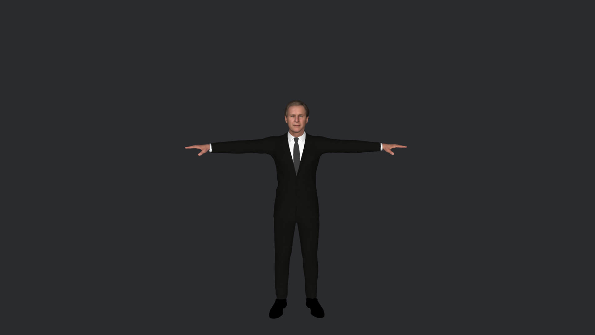 George-W-Bush 1 Realistic Full Body Fully Rigged Character 3D Model by ...