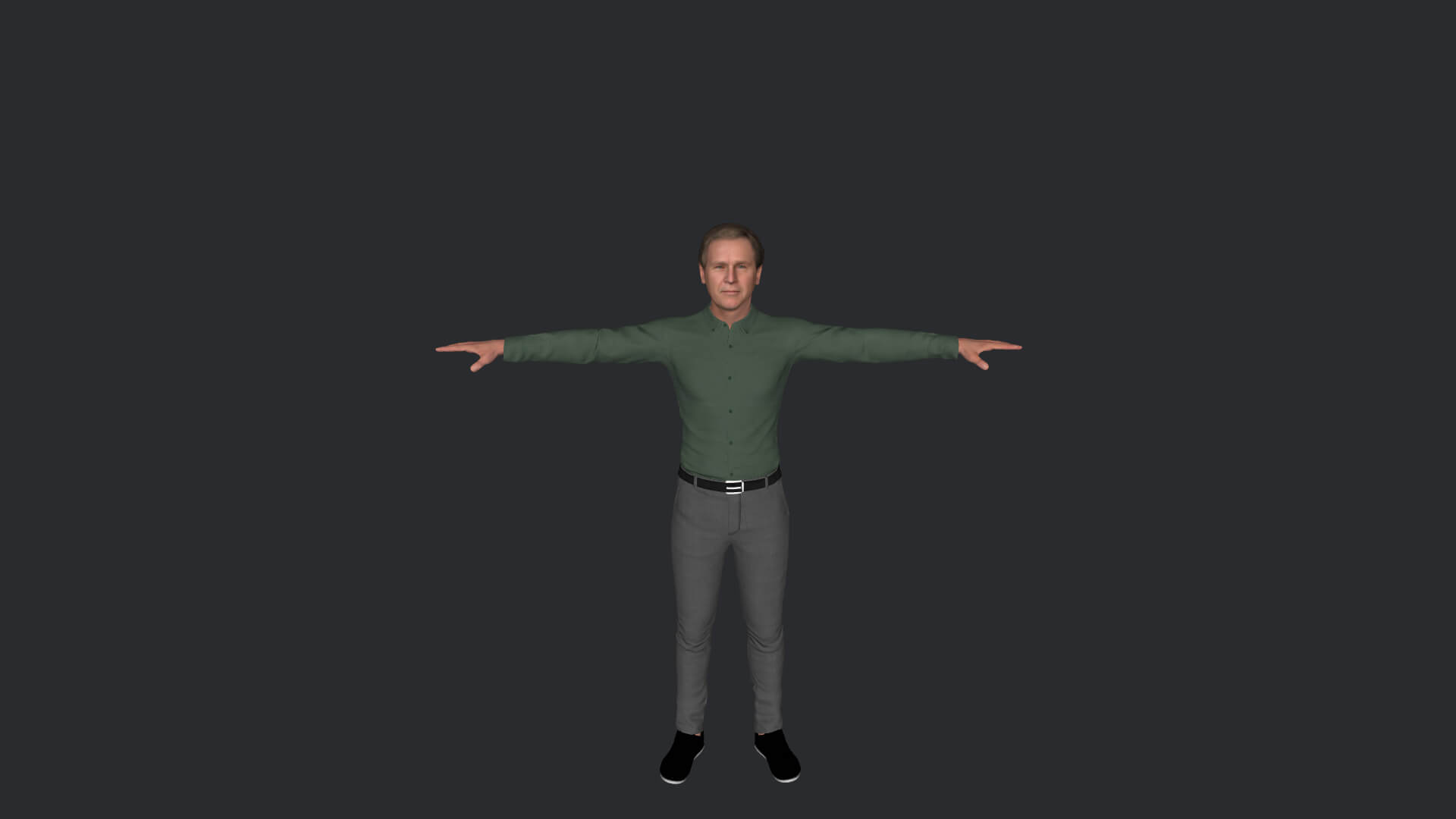George-W-Bush 1 Realistic Full Body Fully Rigged Character 3D Model by ...