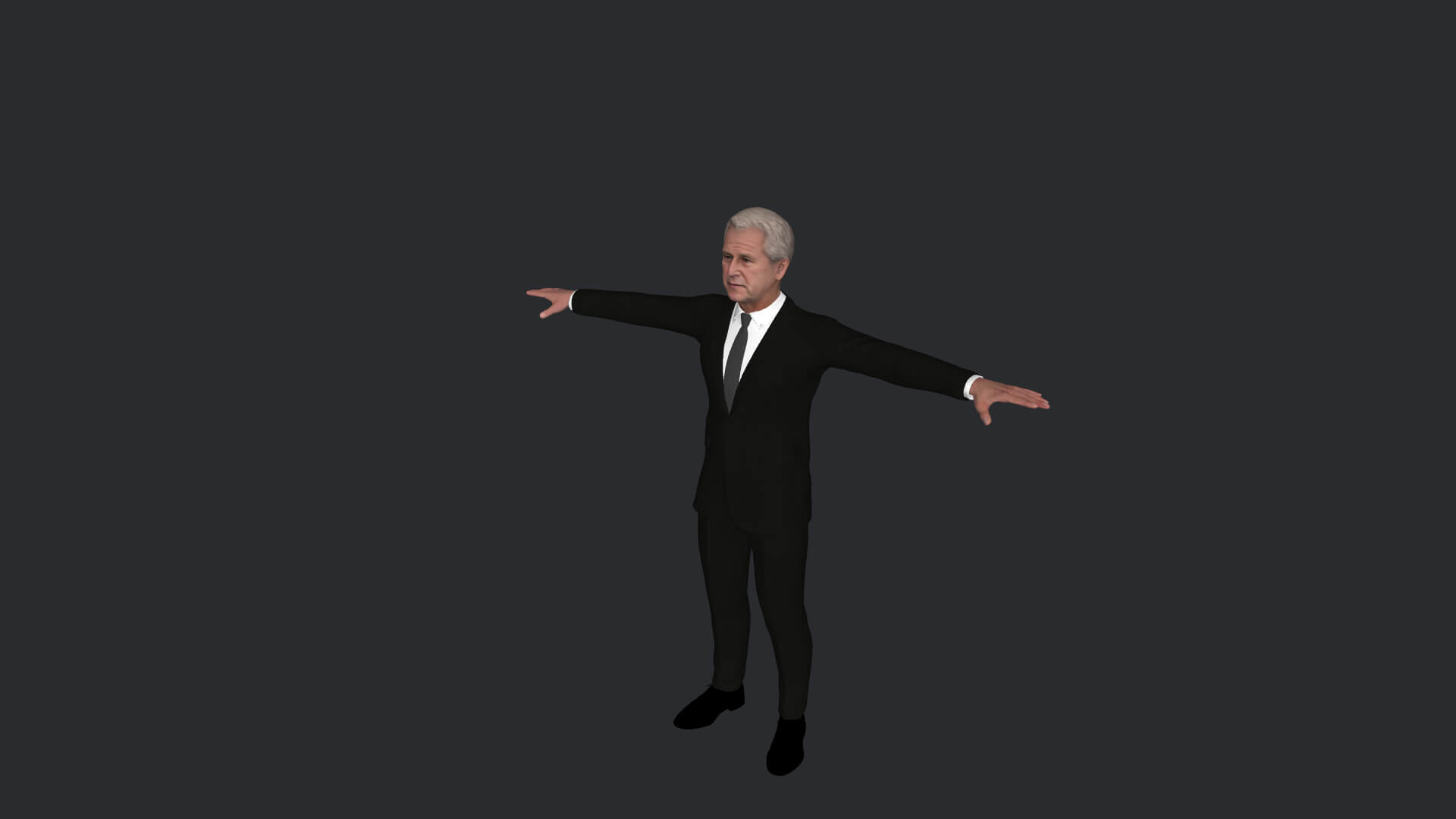 George-W-Bush Realistic Full Body Fully Rigged Character 3D Model by ...