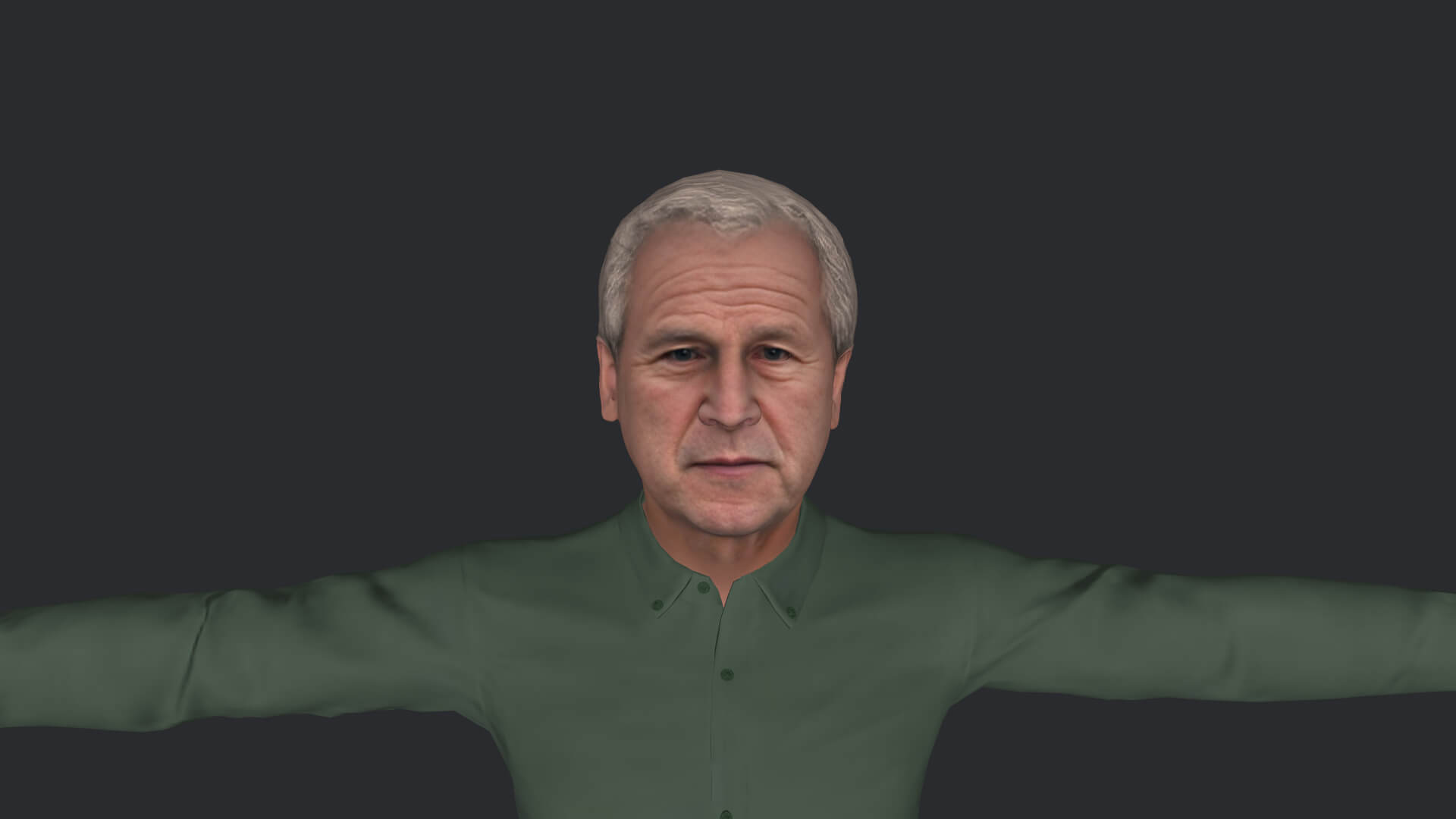 George-W-Bush Realistic Full Body Fully Rigged Character 3D Model by ...