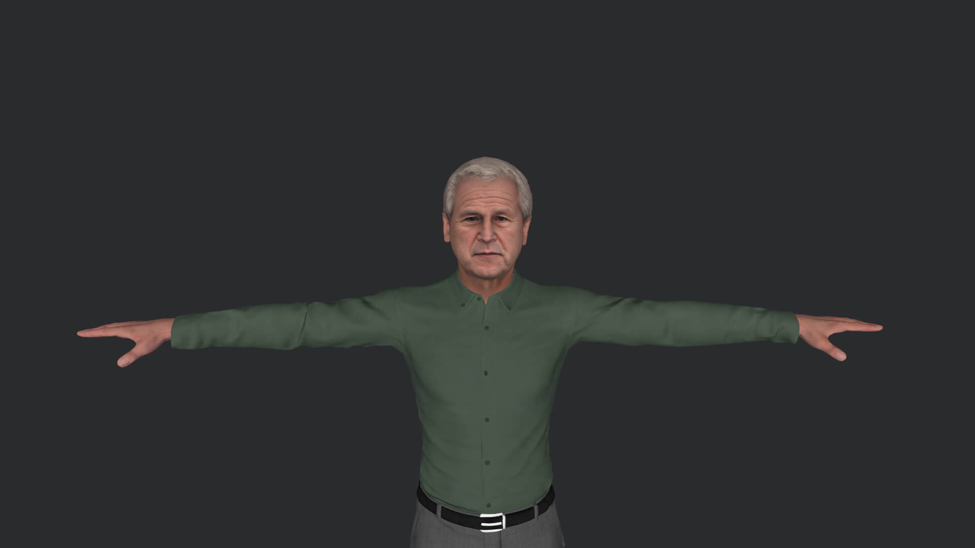 George-W-Bush Realistic Full Body Fully Rigged Character 3D Model by ...