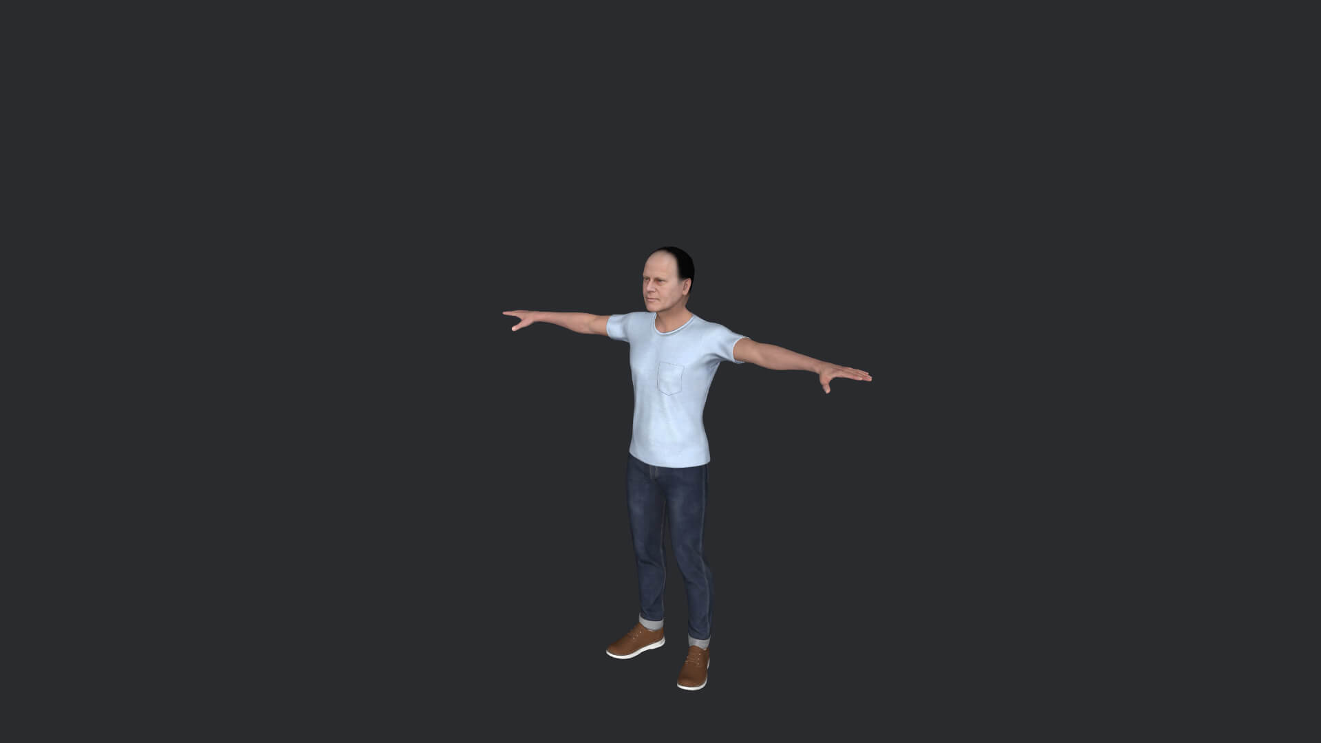 Gerald Ford Realistic Full Body Fully Rigged Character - 3D Model by ...